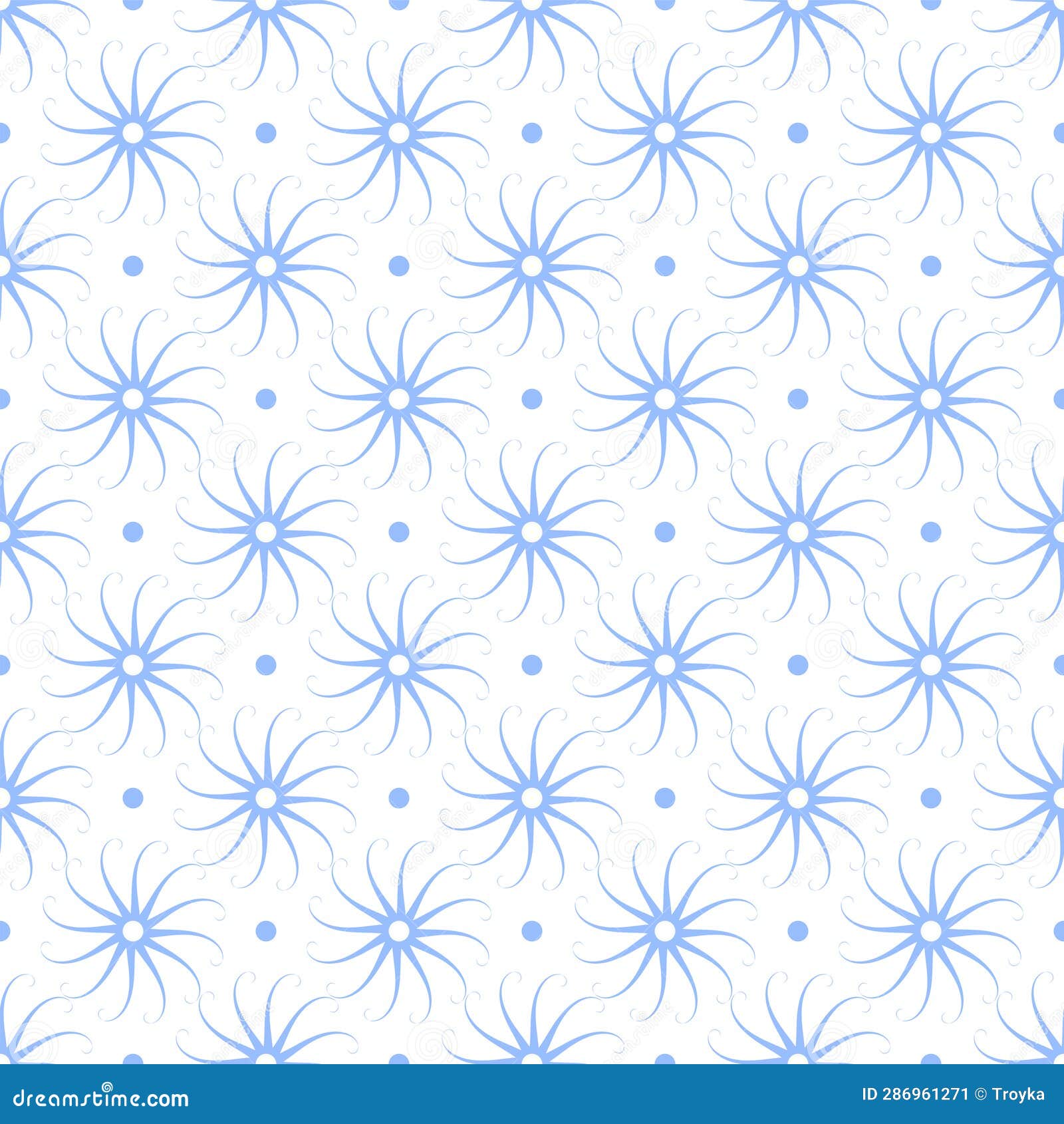 Abstract Seamless Light Blue and White Pattern Stock Vector ...