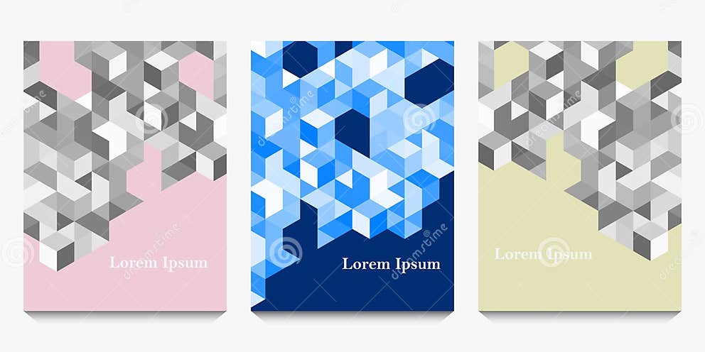 Abstract Seamless Line Triangle, Geometric Background, Polygon Pattern Set, Network Concept ...