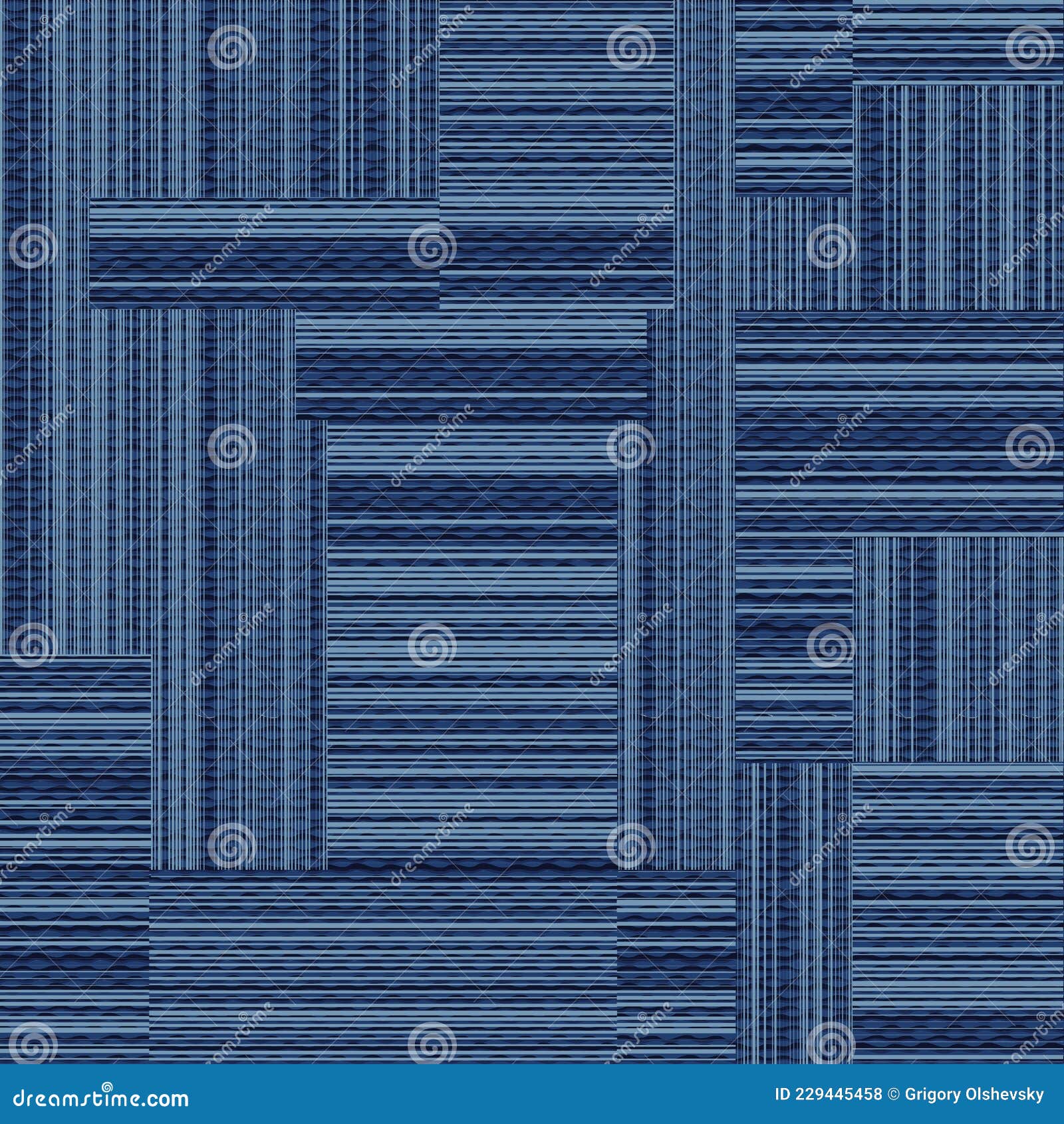 Abstract Seamless Linear Blue Background. High Saturated Stock Vector ...