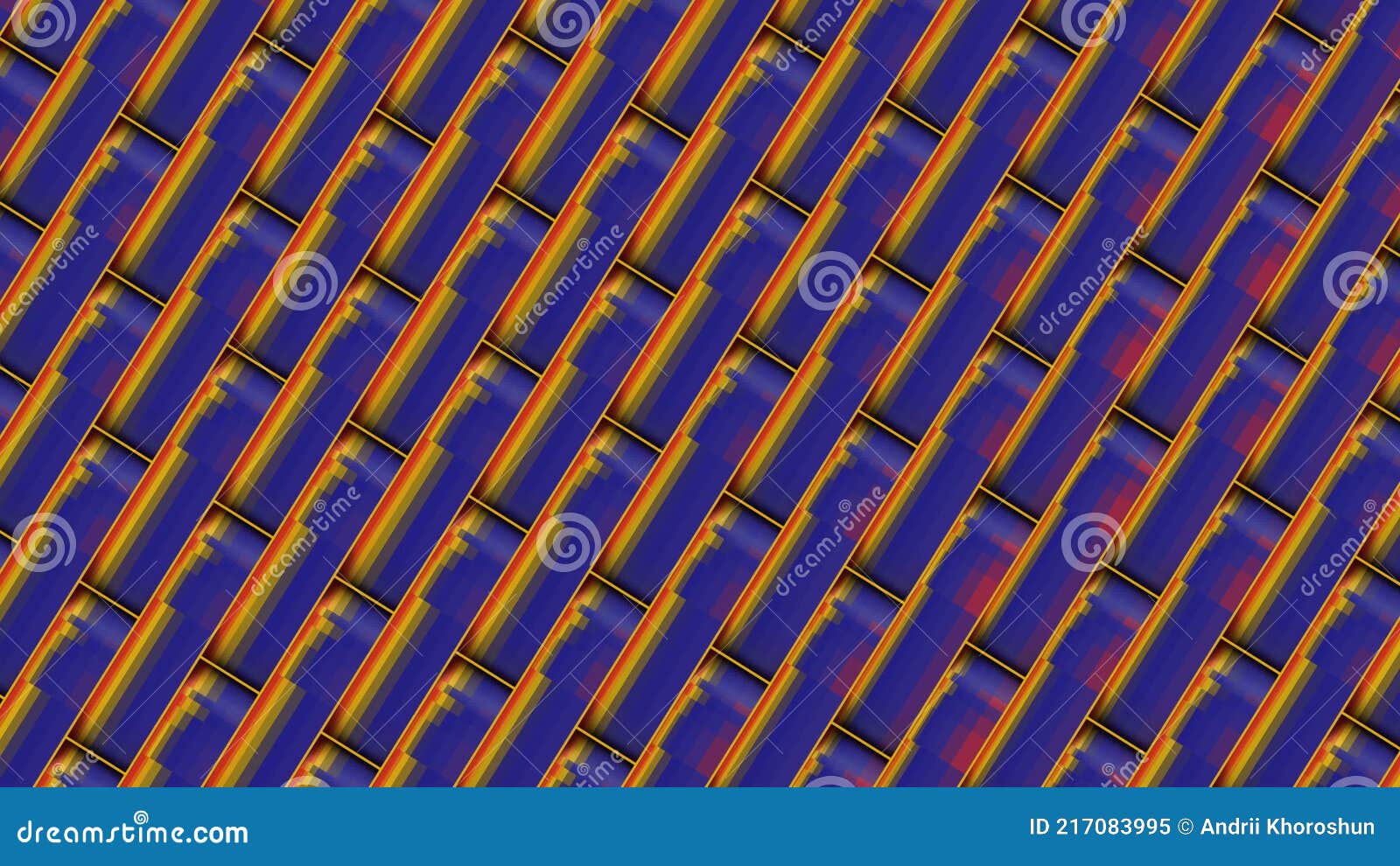 Loop Animation of Moving Rectangular Shapes, with Trendy Gradient 3d ...