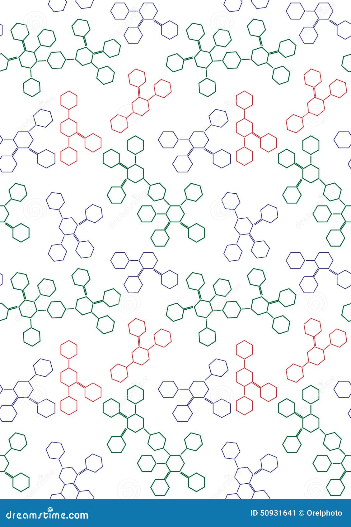 Seamless Medical Background With Line Style Blue Icons On White ...