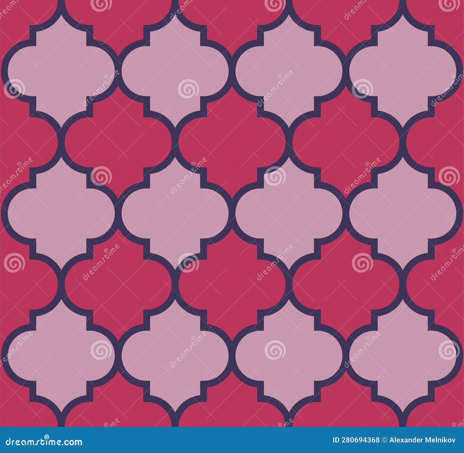 Abstract Seamless Moroccan Trellis Patterns Stock Illustration ...