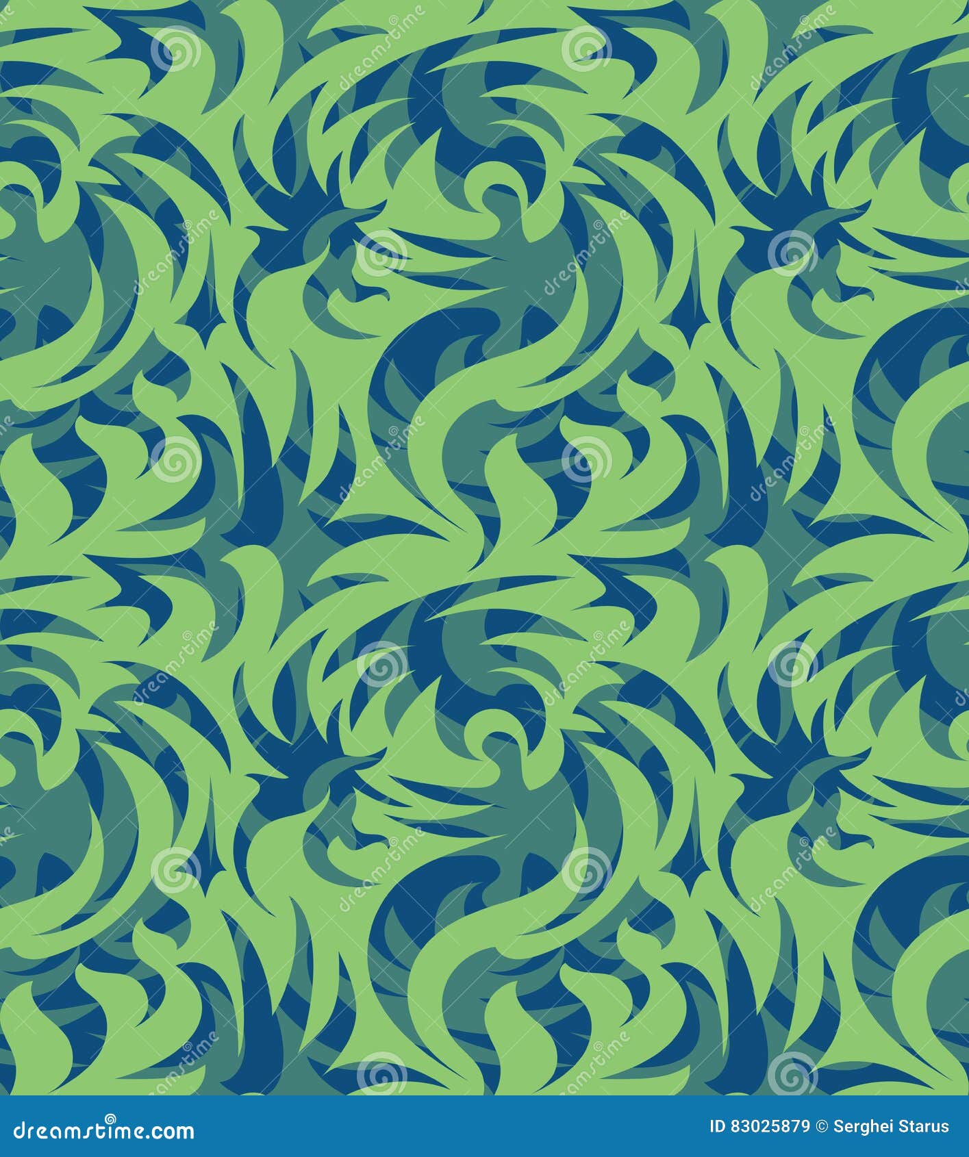 Abstract Seamless Organic Pattern. Vector Illustration Stock Vector ...