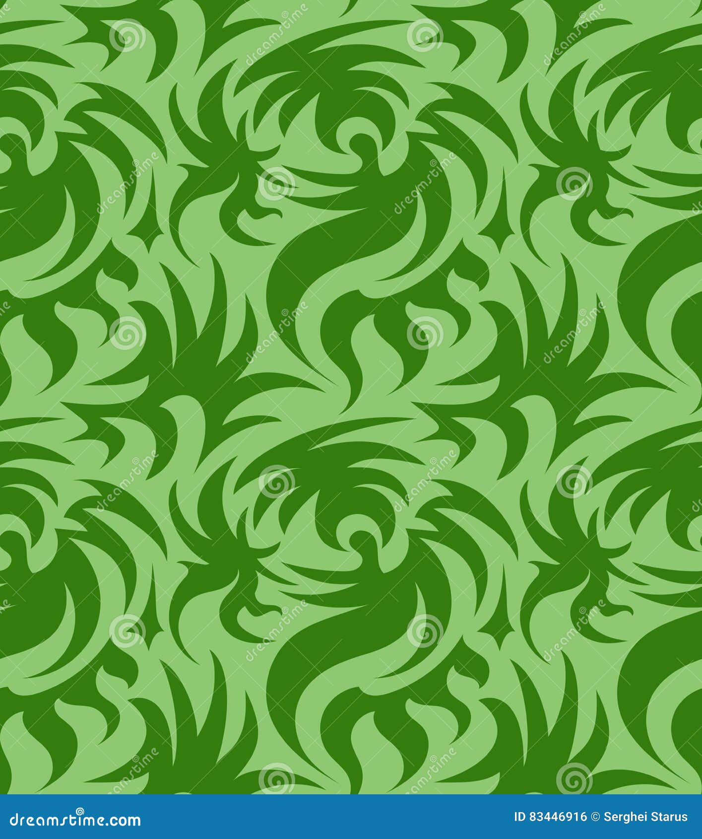 Abstract Seamless Organic Pattern. Vector Illustration Stock Vector ...