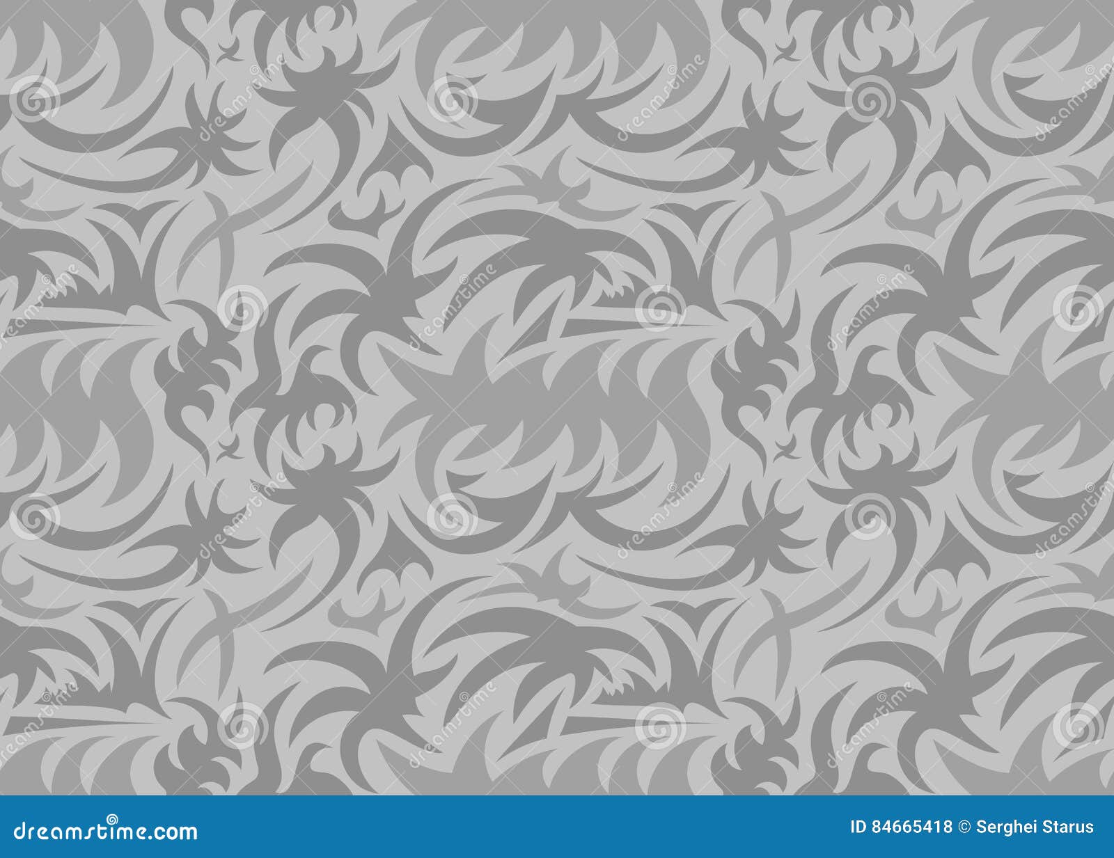 Abstract Seamless Organic Pattern. Vector Illustration Stock Vector ...