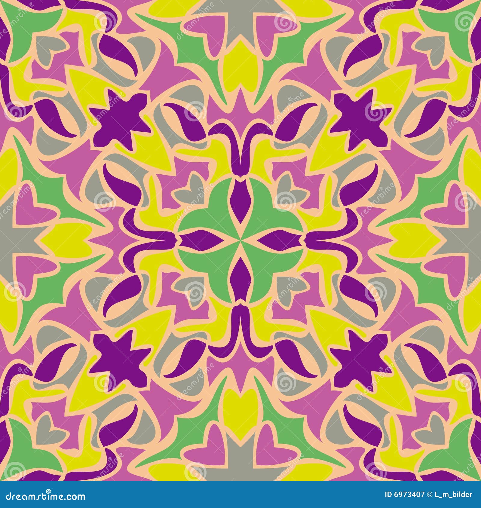 Abstract seamless pattern stock vector. Illustration of multicolored ...