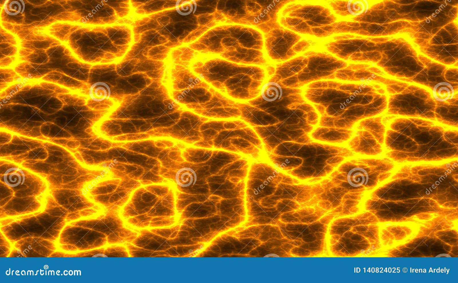 Abstract Seamless Pattern Background - Neon Lighting Neon Yellow Orange ...