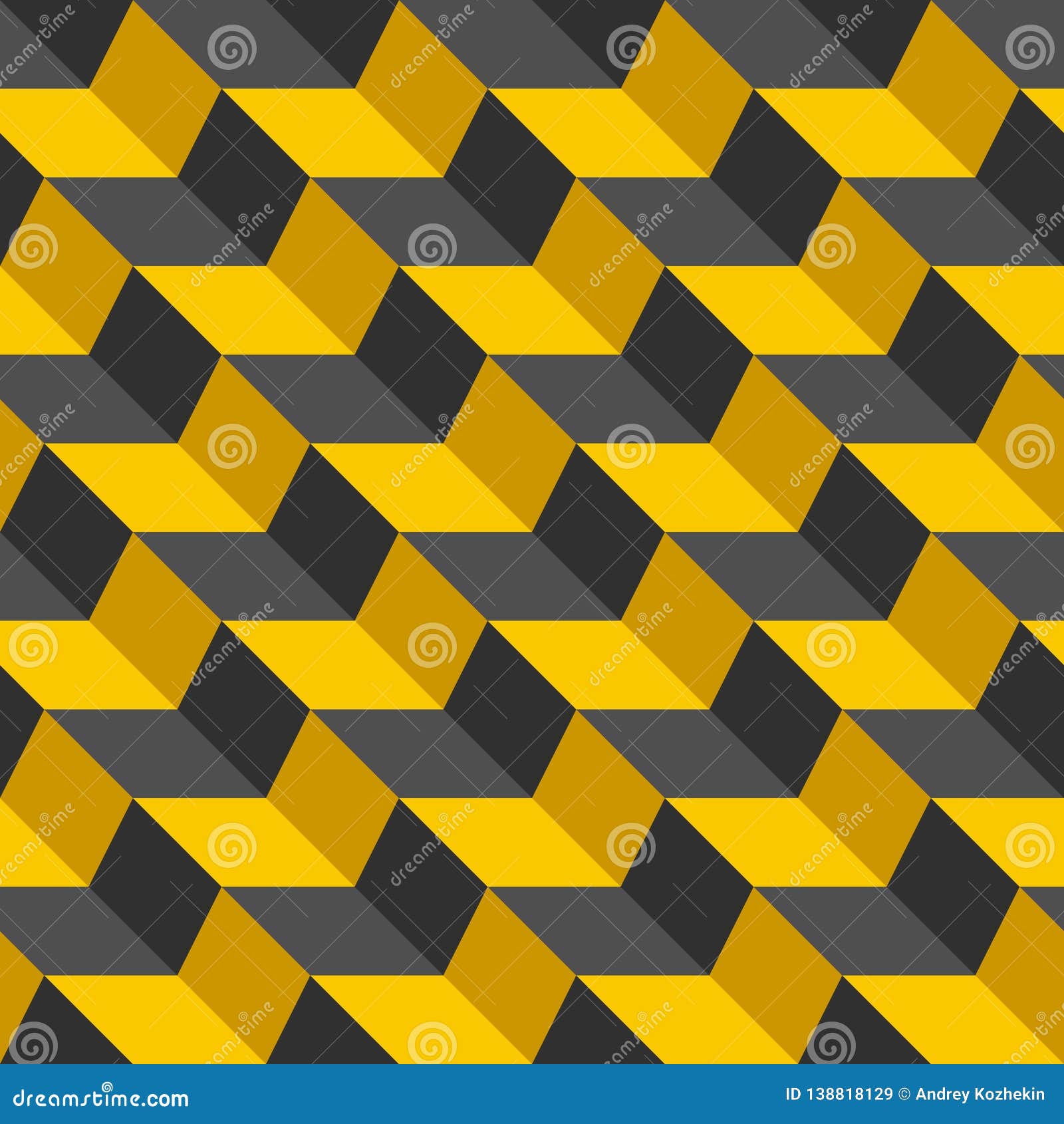 Abstract Seamless Pattern. Black and Yellow Chevron Stylish Texture ...