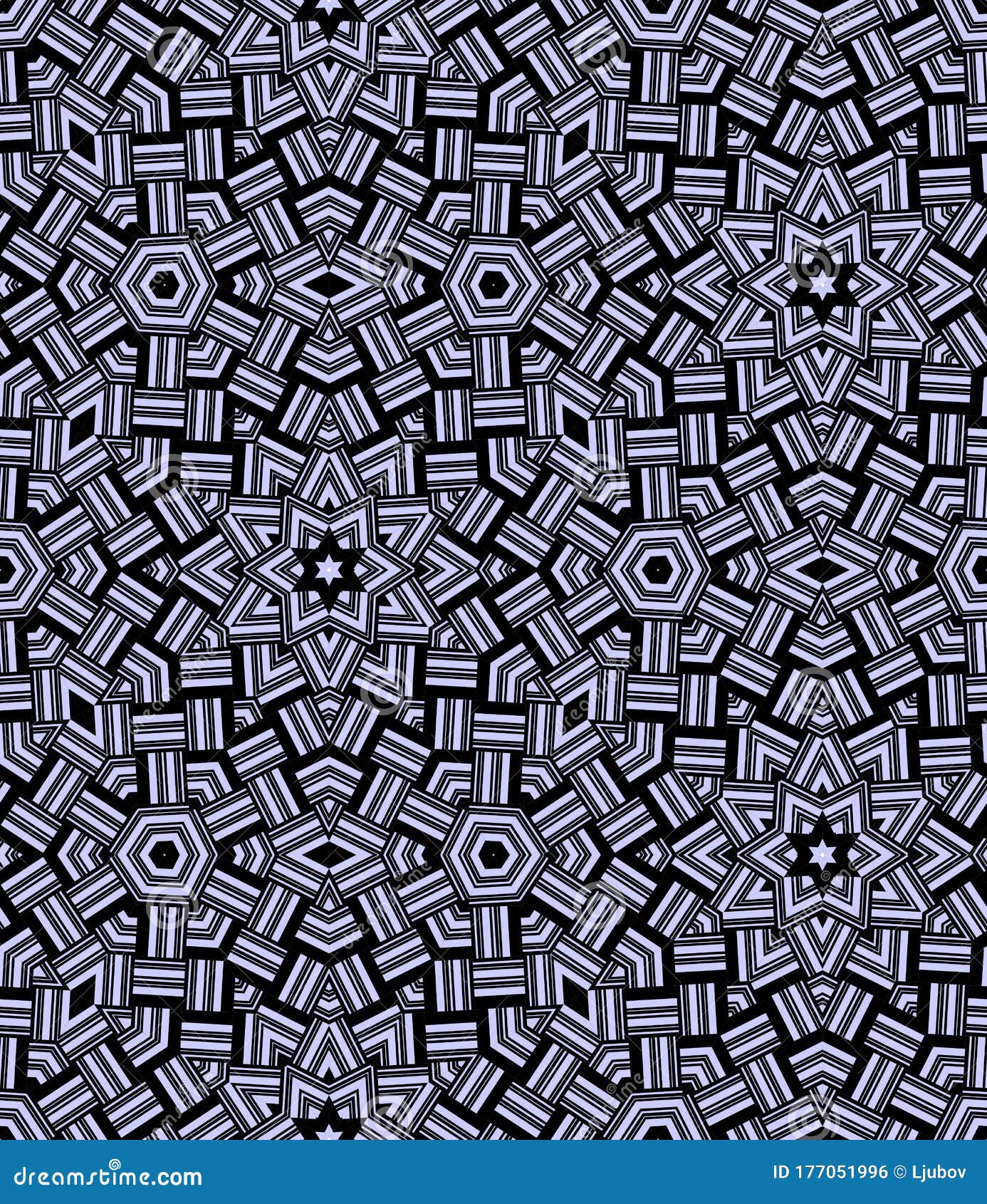 Abstract Seamless Pattern in Blue and Black Black Tones - 8 ...