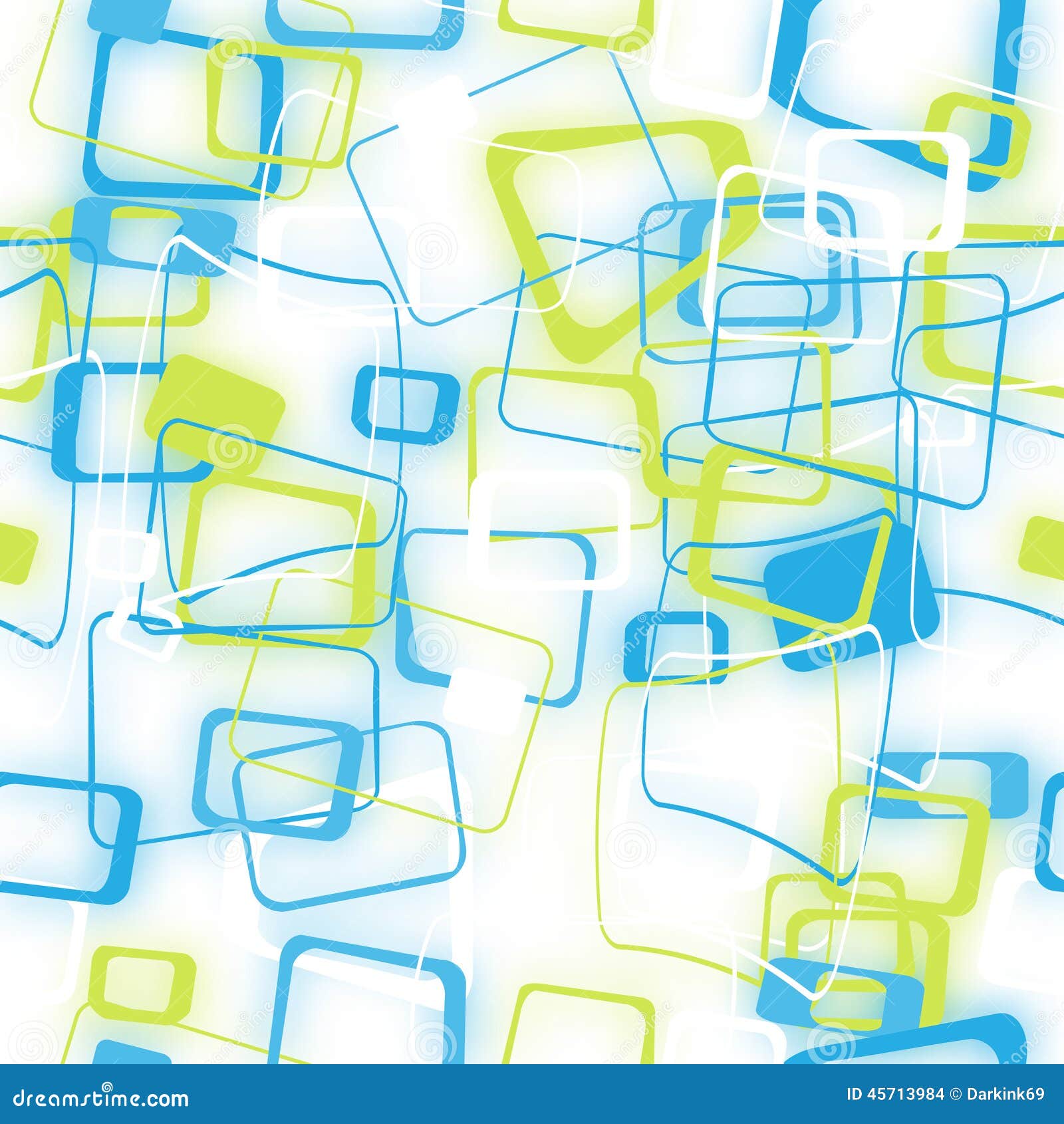 Abstract Seamless Pattern of Blurred Colored Squares Stock Vector ...