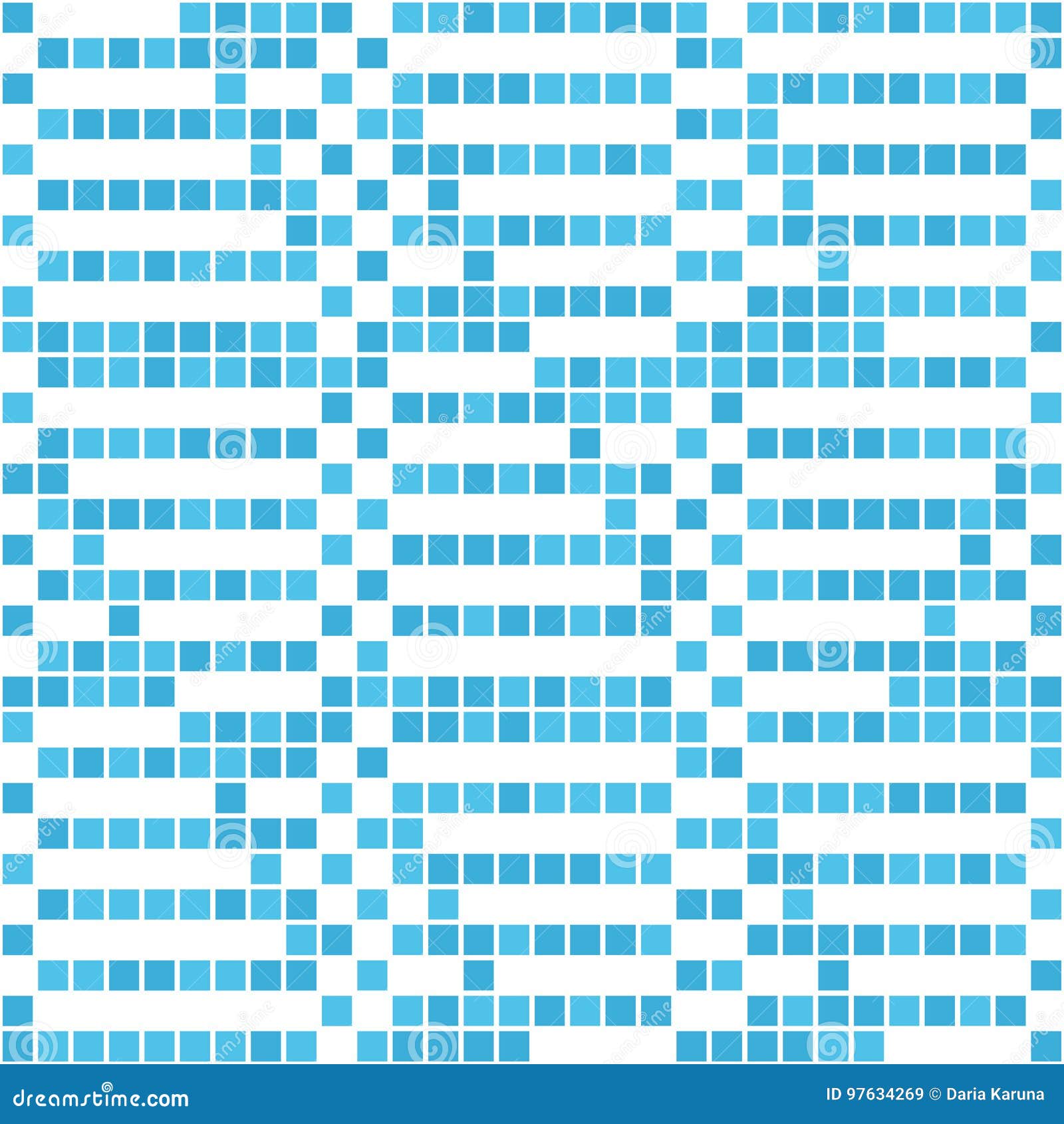 Abstract Seamless Pattern of Bright Squares. Movement of Geometric ...