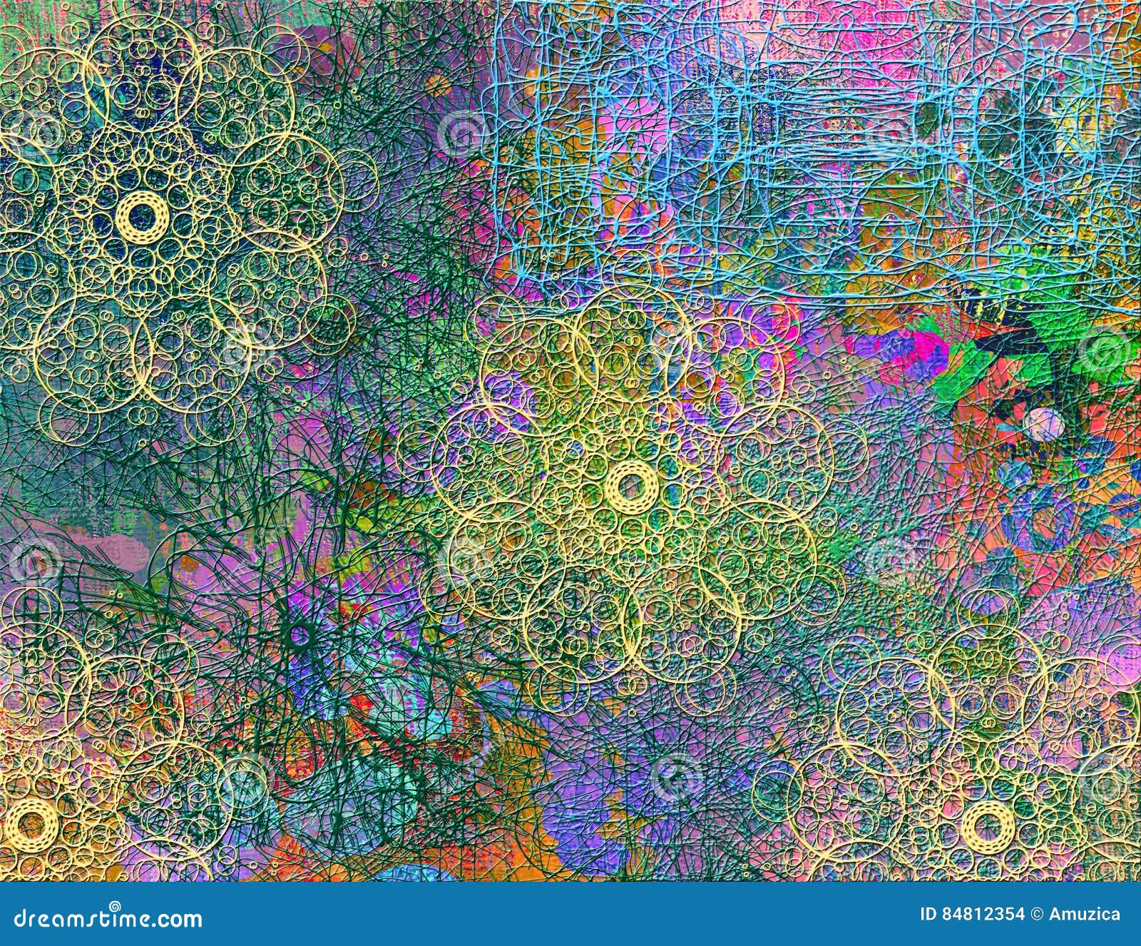 Abstract Seamless Pattern with Chaotic Line and Different Color ... Abstract Seamless Pattern with Chaotic Line and Different Color ...