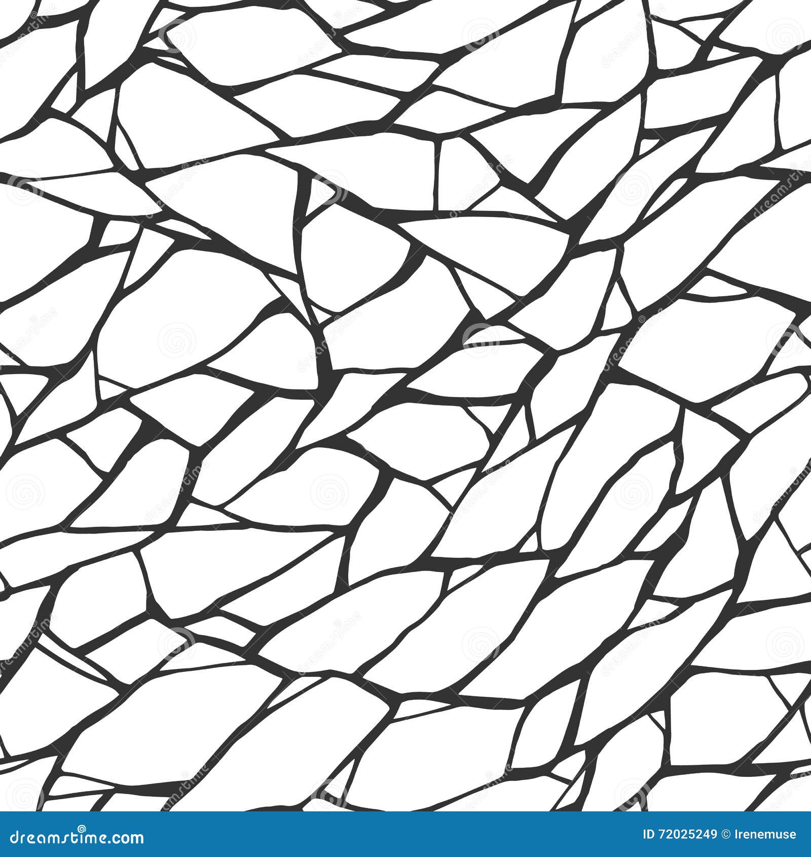 Abstract Seamless Pattern with Chaotic Lines Stock Vector ...