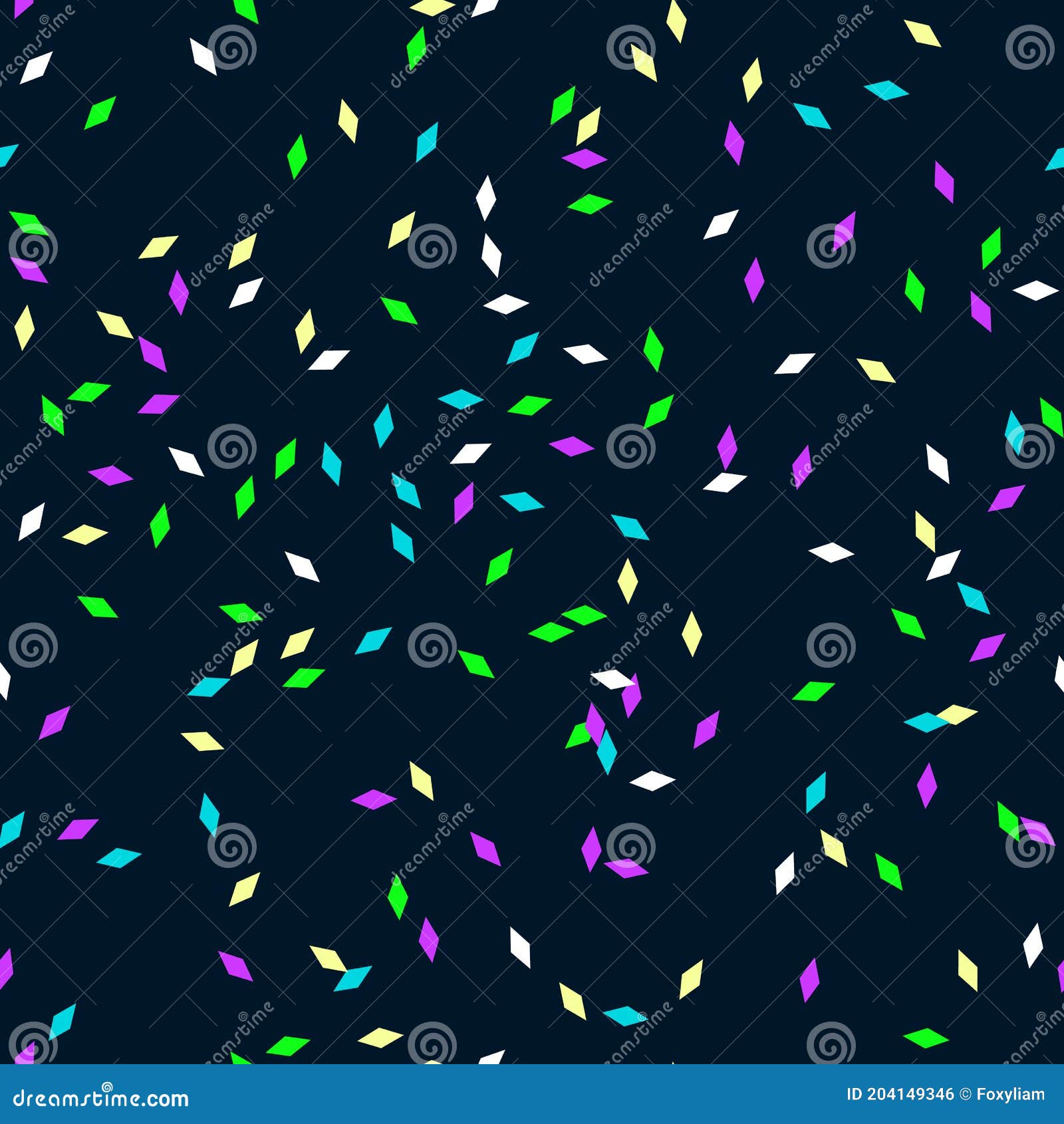 Abstract Seamless Pattern with Color Particles Stock Vector ...