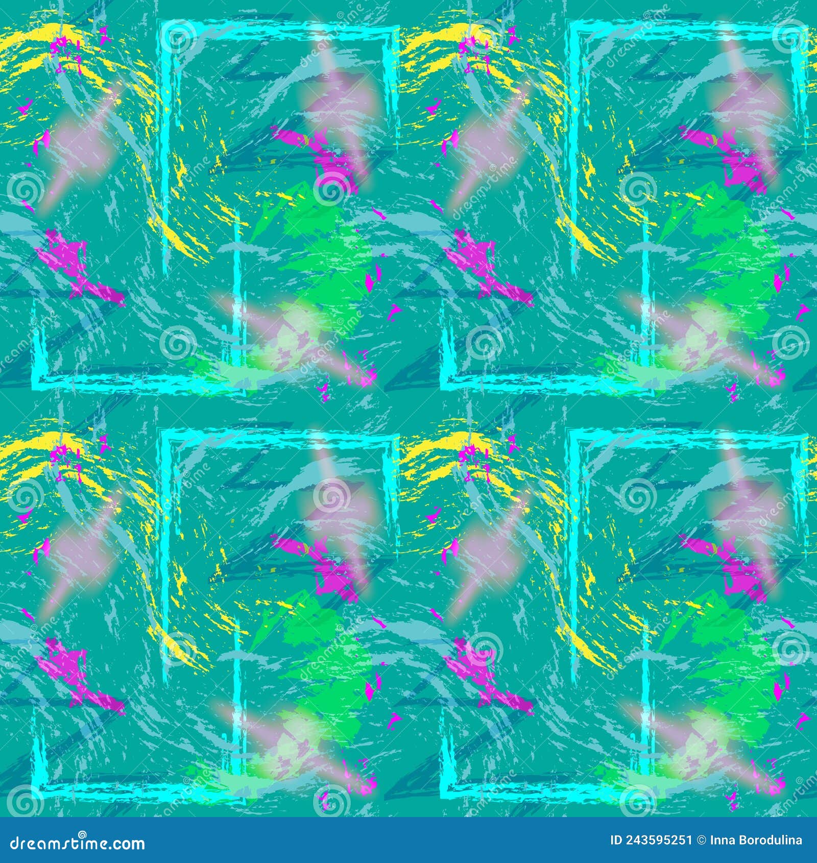 Abstract Seamless Pattern. Colorful Grange Texture Stock Vector ...