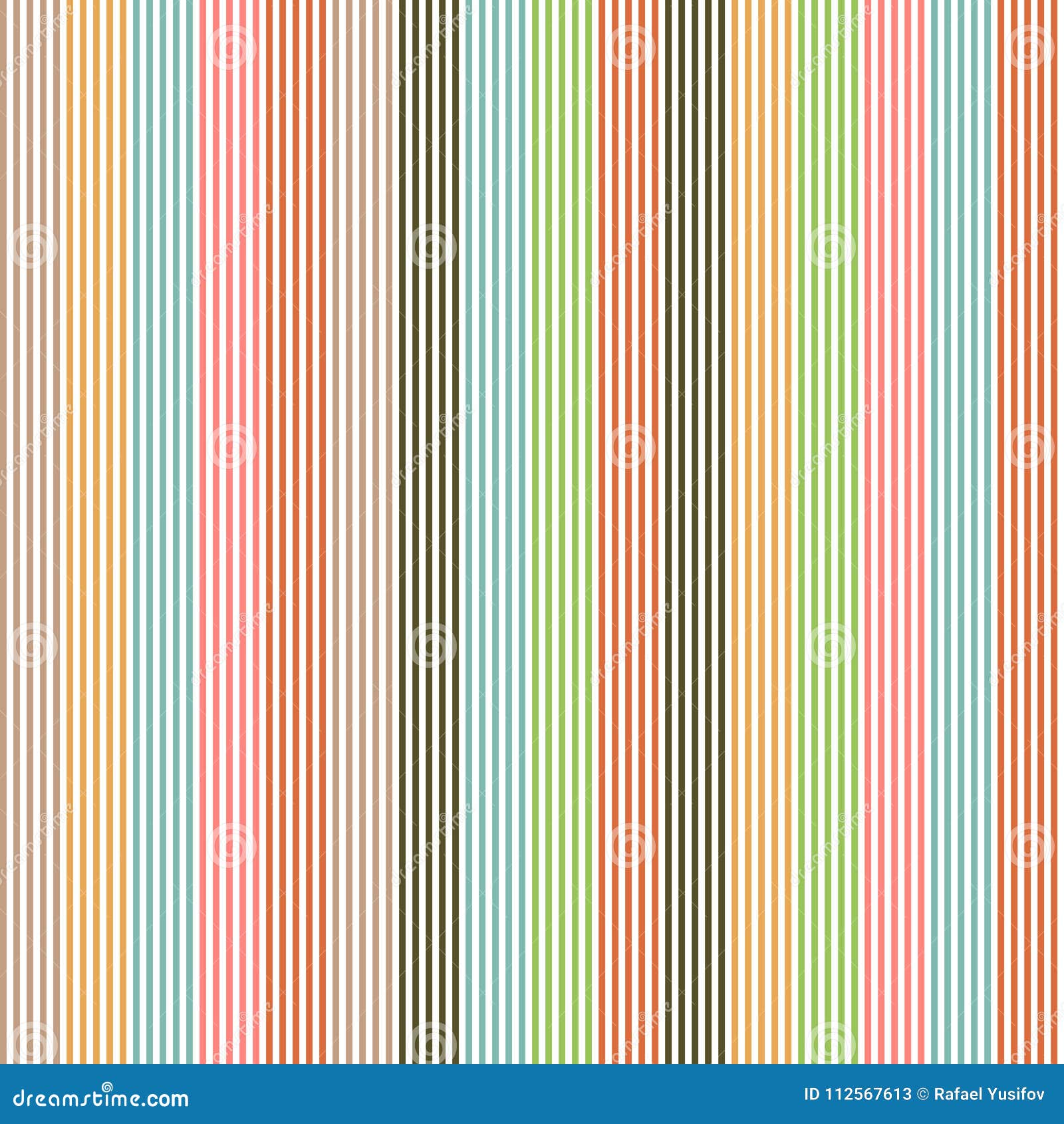 Abstract Seamless Pattern with Colorful Vertical Stripes. Vector. Stock ...