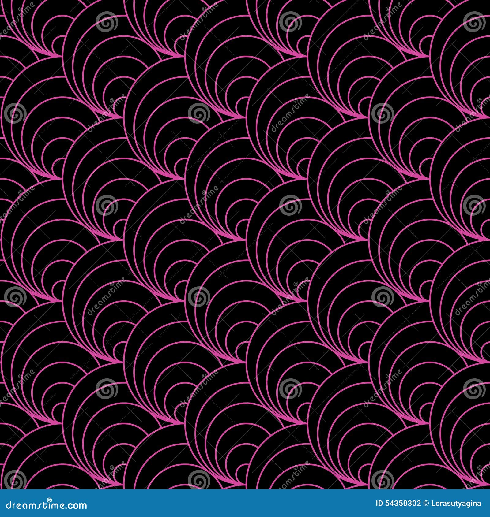 Abstract Seamless Pattern. Contrast Shell Pattern. Based on Traditional ...