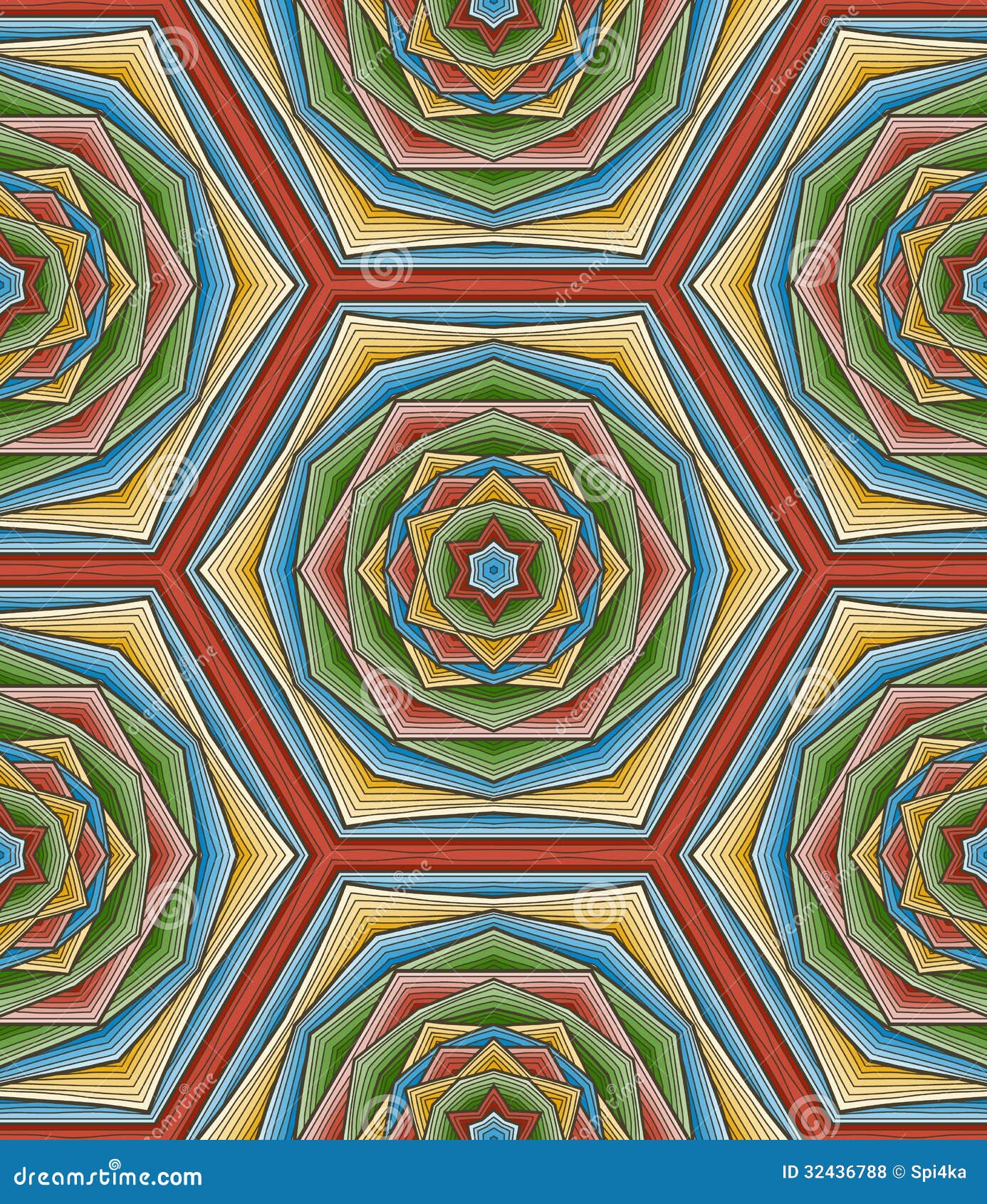 Abstract seamless pattern stock vector. Illustration of ethnic - 32436788