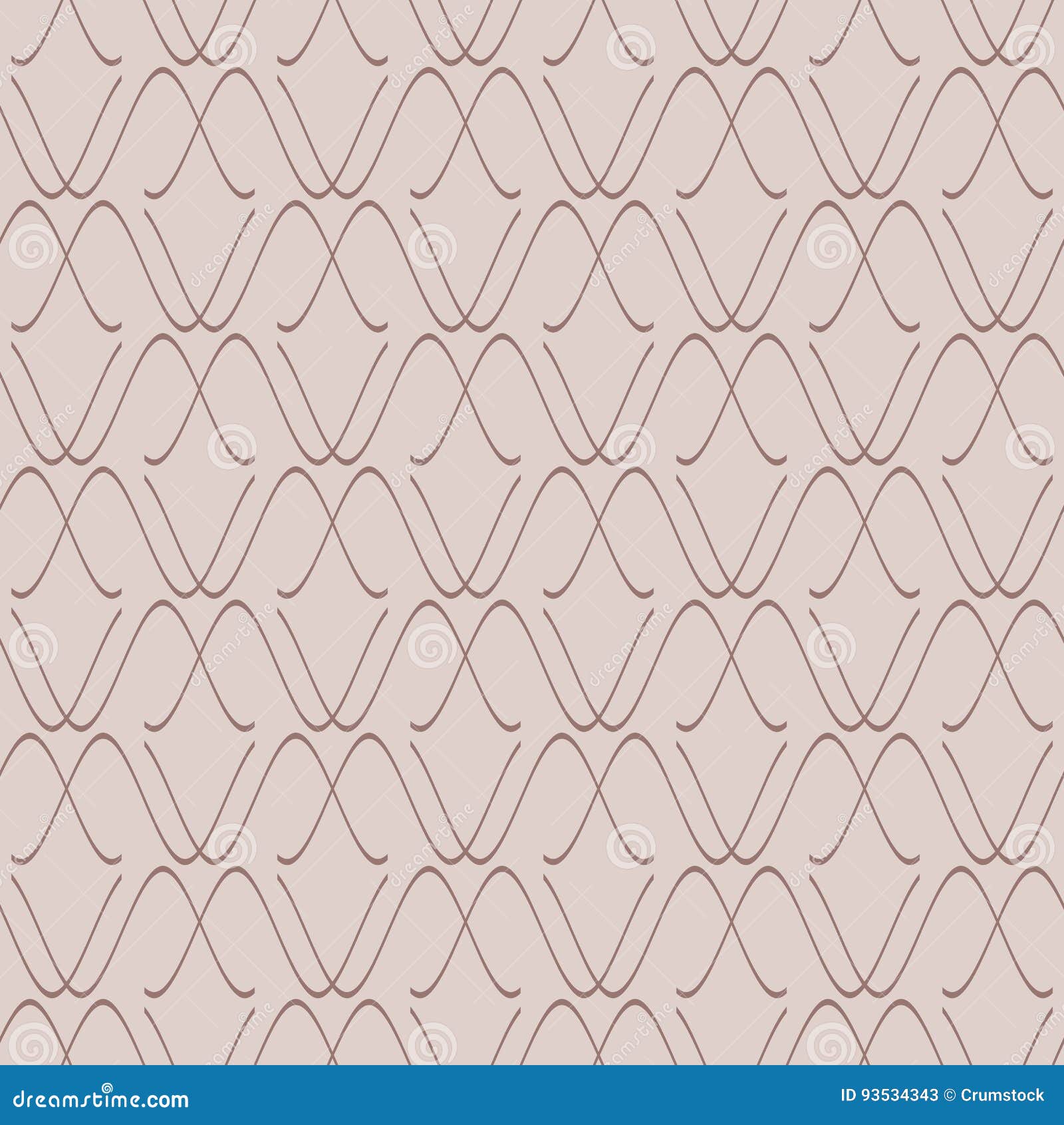 Abstract Seamless Pattern. Curved Lines Background Stock Illustration ...