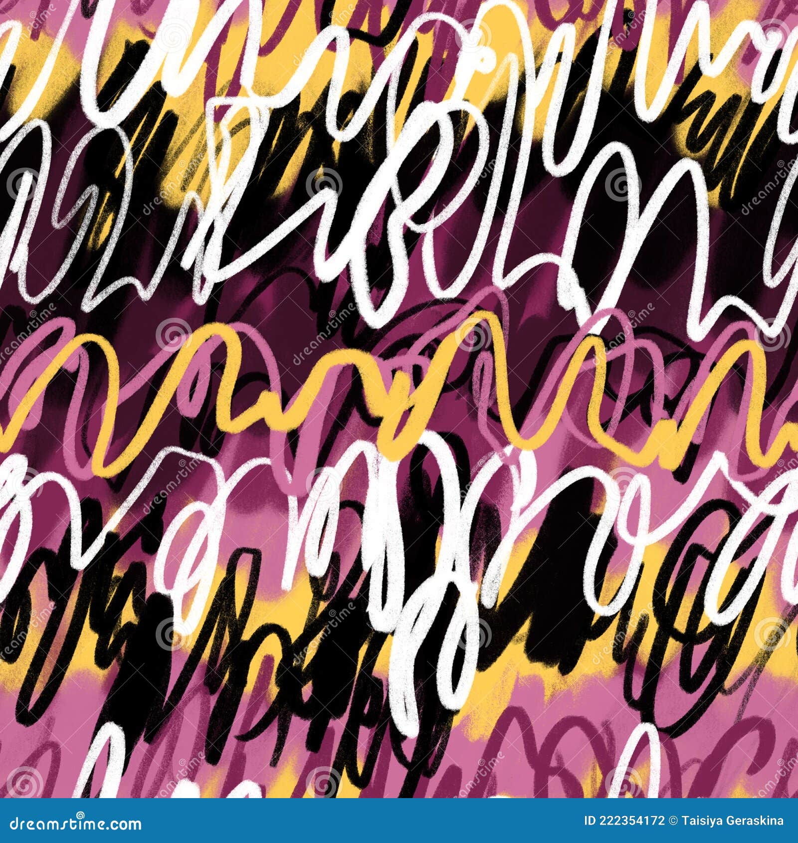 Abstract Seamless Pattern. Doodle Dash. Texture for Print, Fabric ...