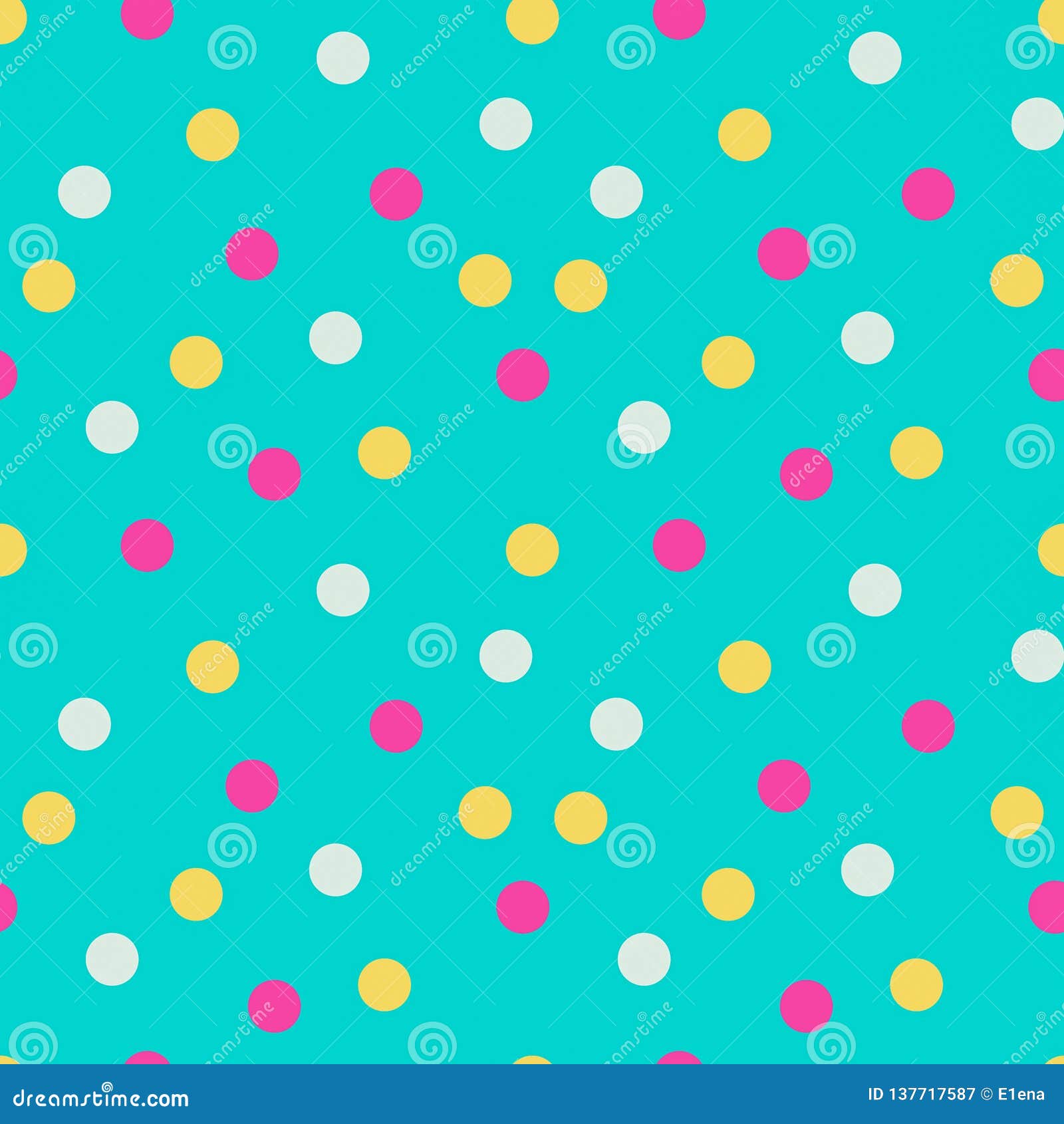Abstract Seamless Pattern with Dots Stock Illustration - Illustration ...