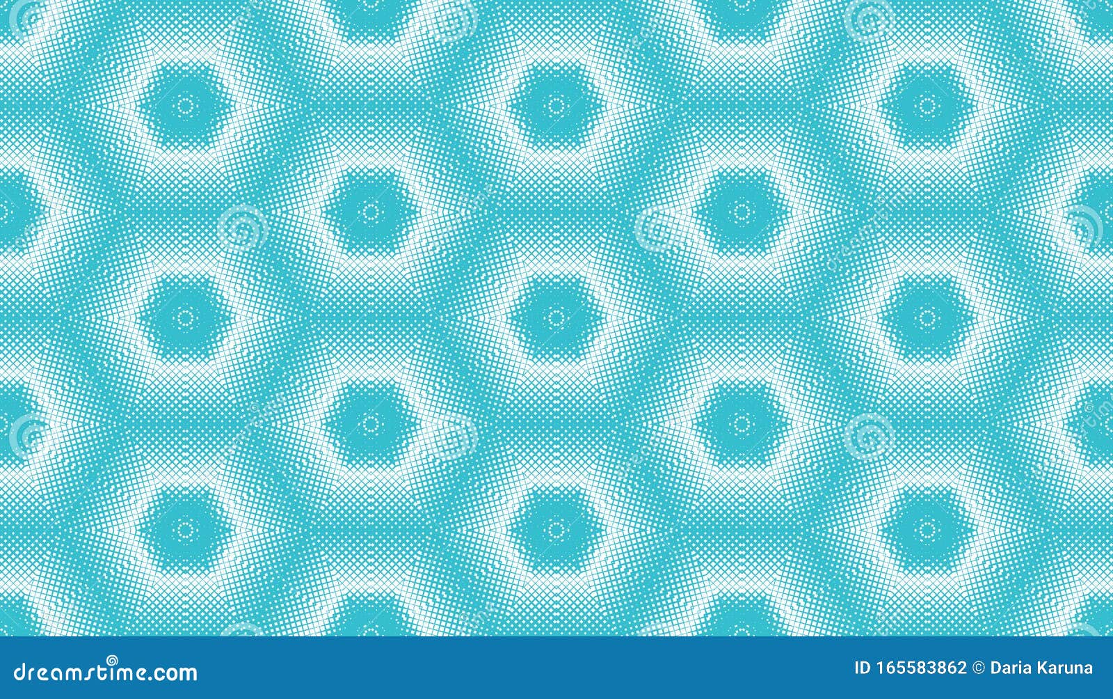 Abstract Seamless Pattern of Geometric Shapes. Stars in a Hexagonal ...