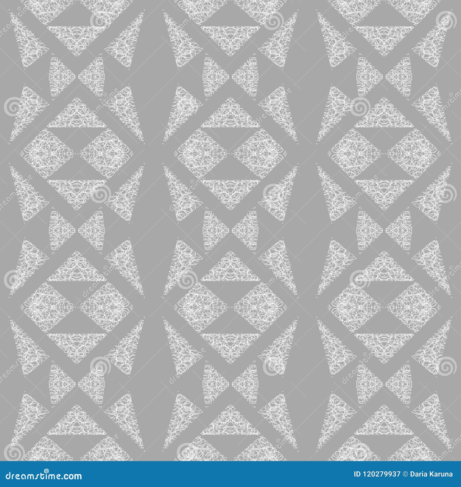 Abstract Seamless Pattern of Geometric Shapes. Texture of a Set of ...