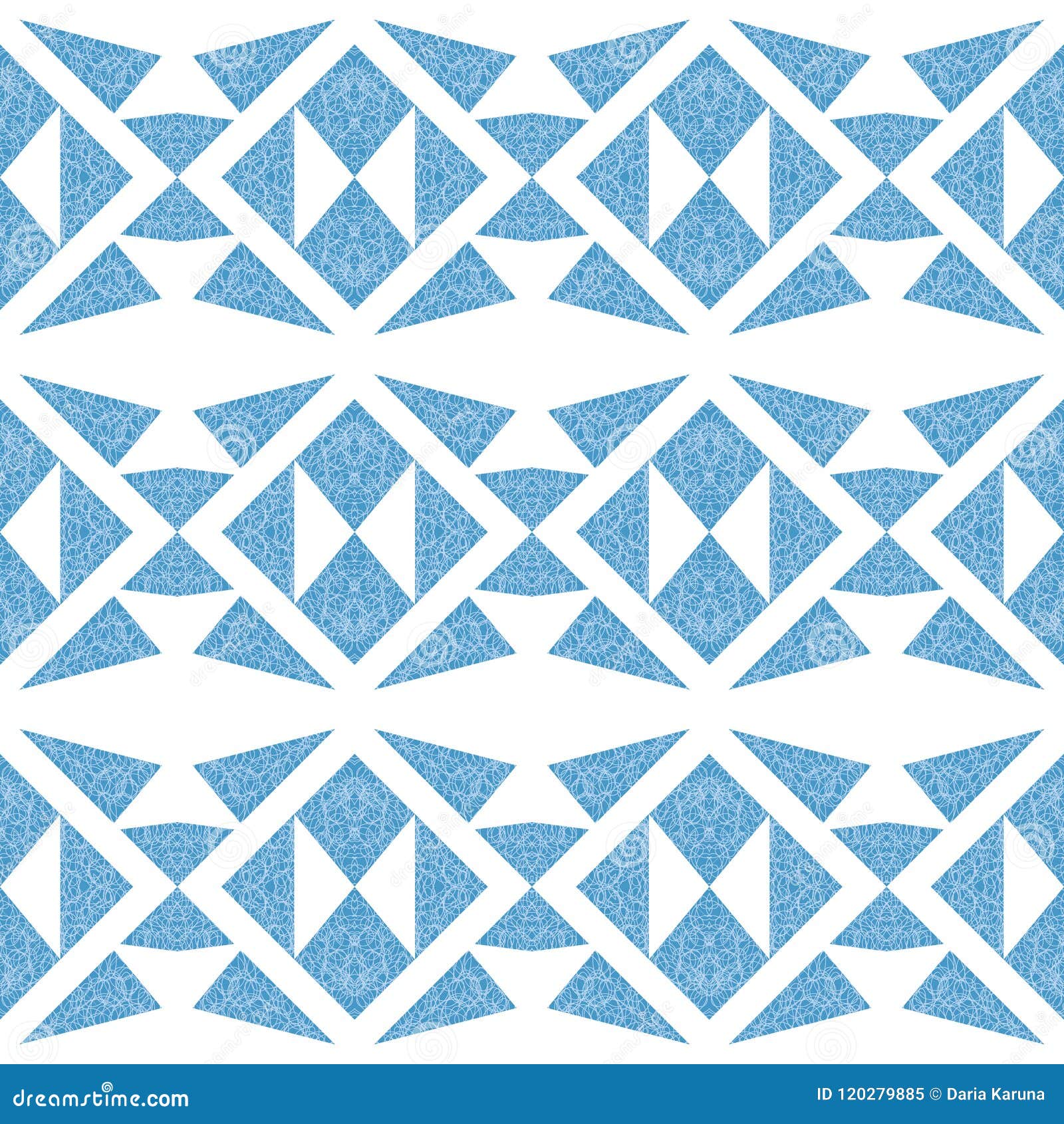 Abstract Seamless Pattern of Geometric Shapes. Texture of a Set of ...