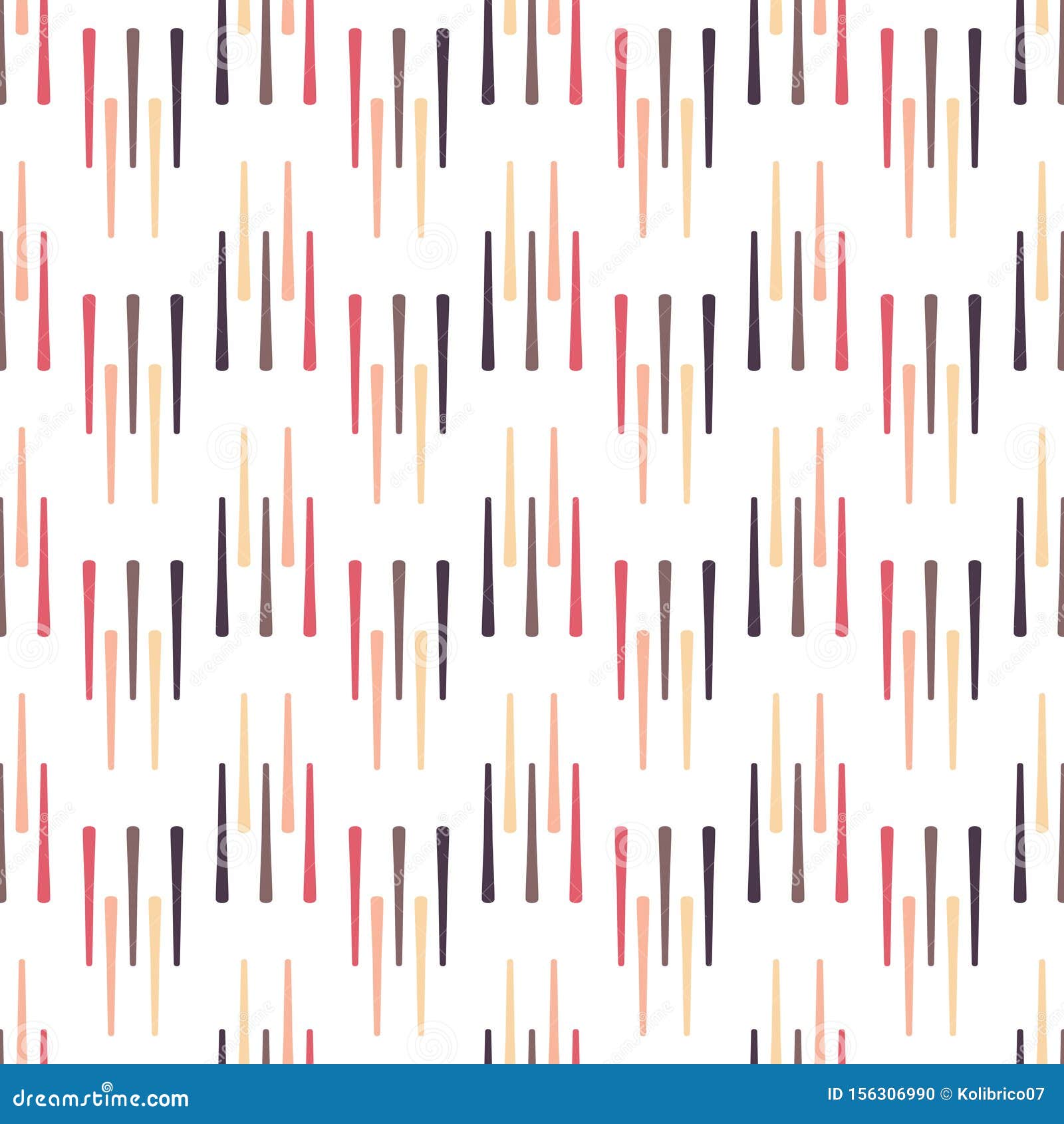Seamless Pattern. Geometric Stick Shapes Seamless Vector Pattern Stock ...