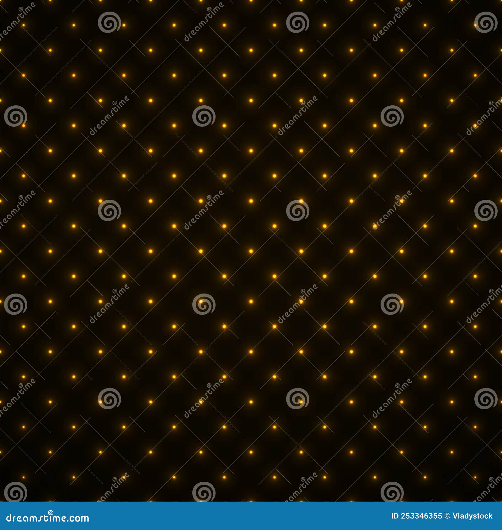 Abstract Seamless Pattern with Glowing Dots Stock Vector - Illustration of wallpaper, mosaic ...