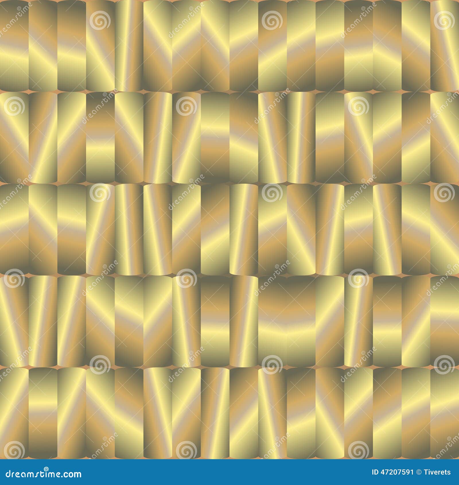 Abstract Seamless Pattern with Gold Plates Stock Vector - Illustration ...