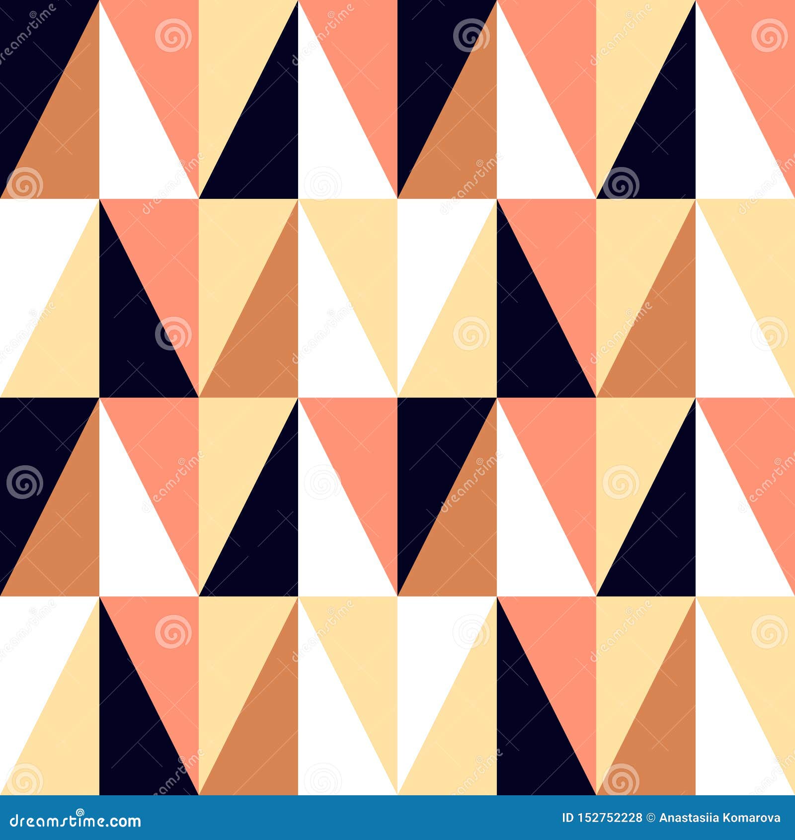 Abstract Seamless Pattern with Graphyc Elements - Triangle Shapes ...