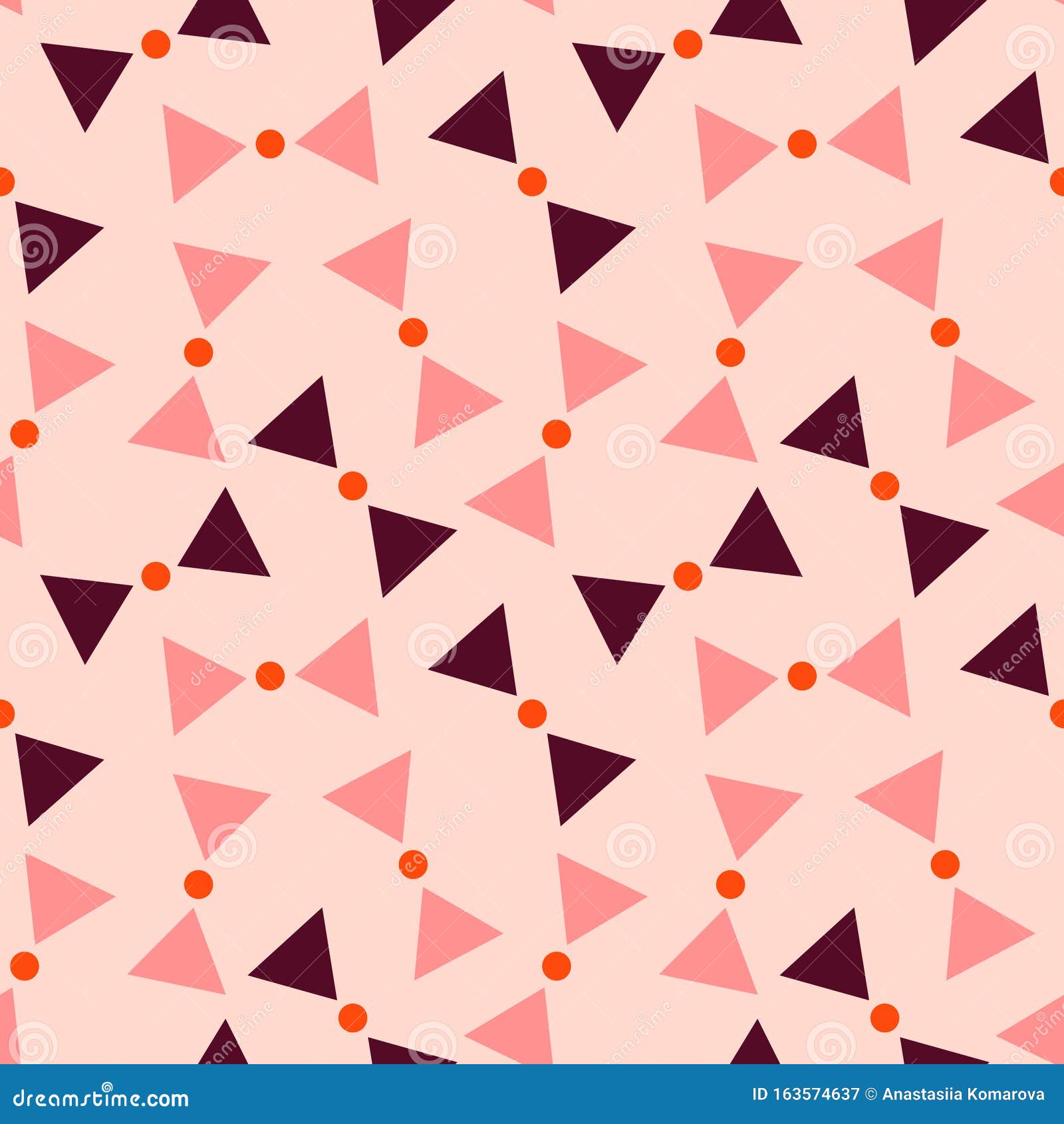 Abstract Seamless Pattern with Graphyc Elements - Triangles. Avant ...