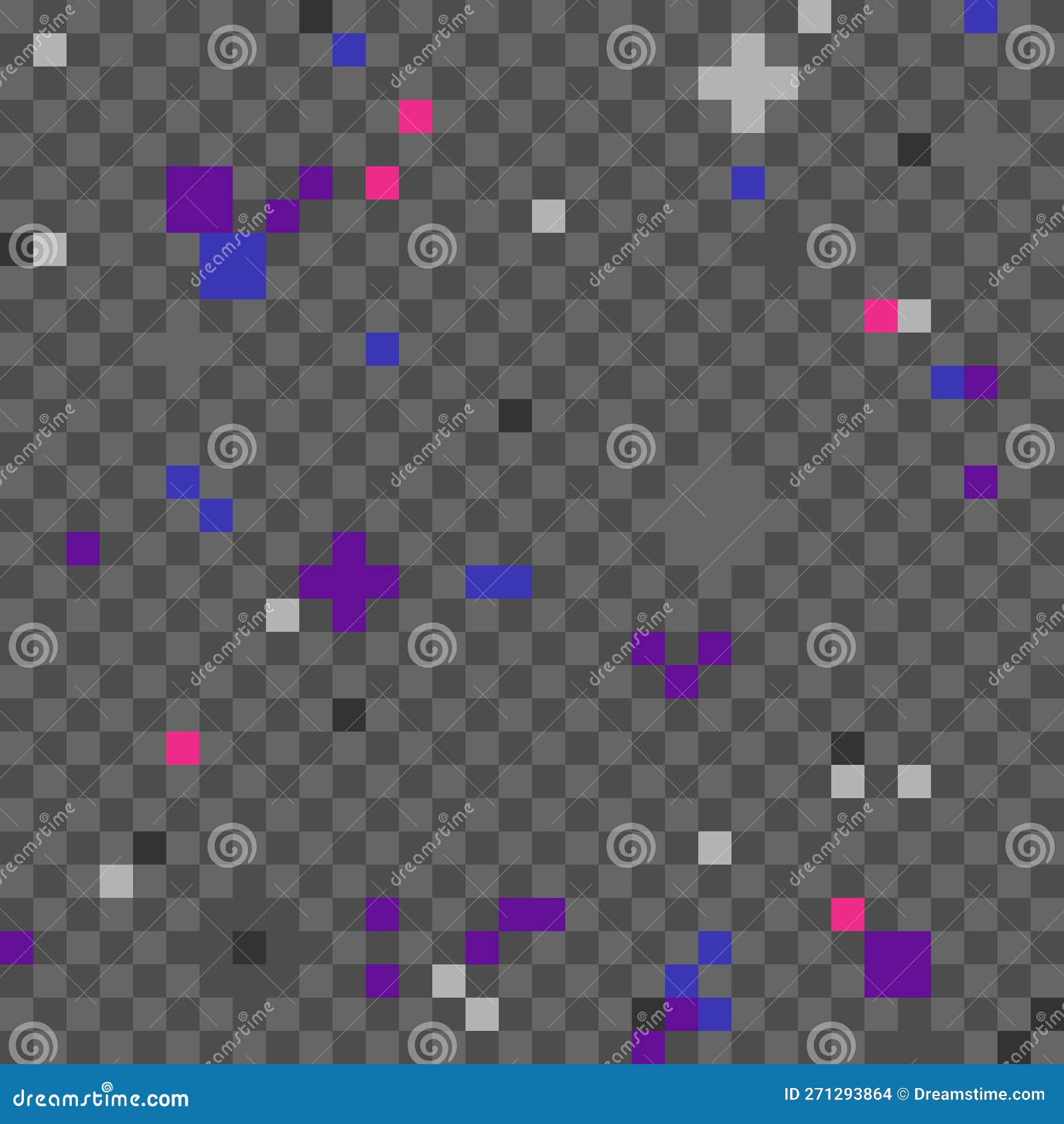 Abstract Seamless Pattern of Grayscale and Colorful Rectangles in a ...