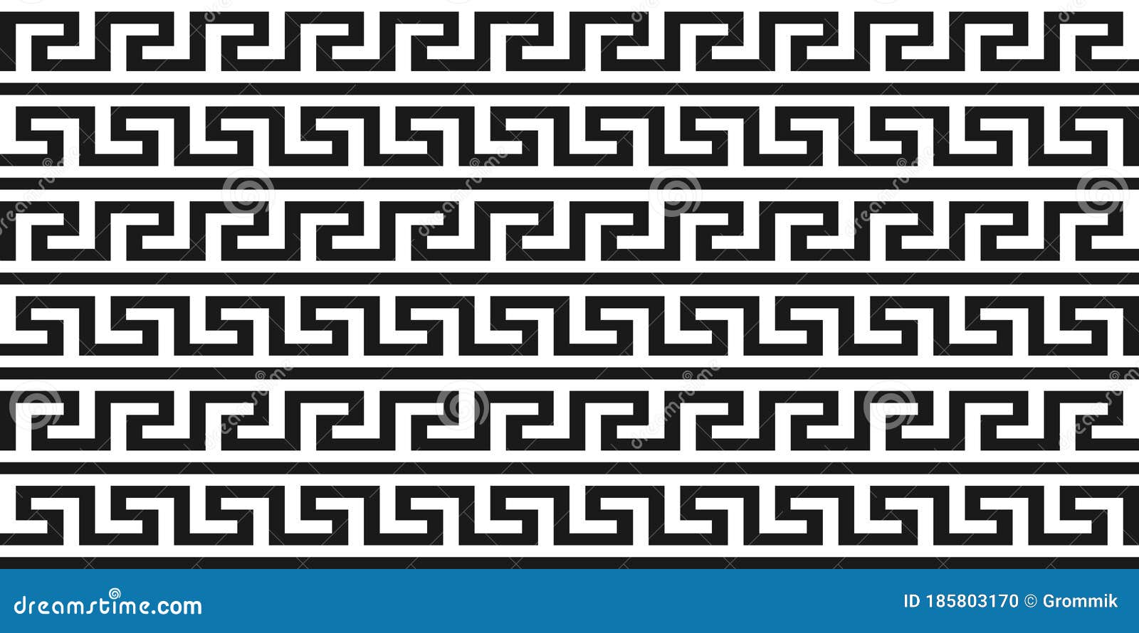 Abstract Seamless Pattern in Greek Style for Decoration and Decoration ...