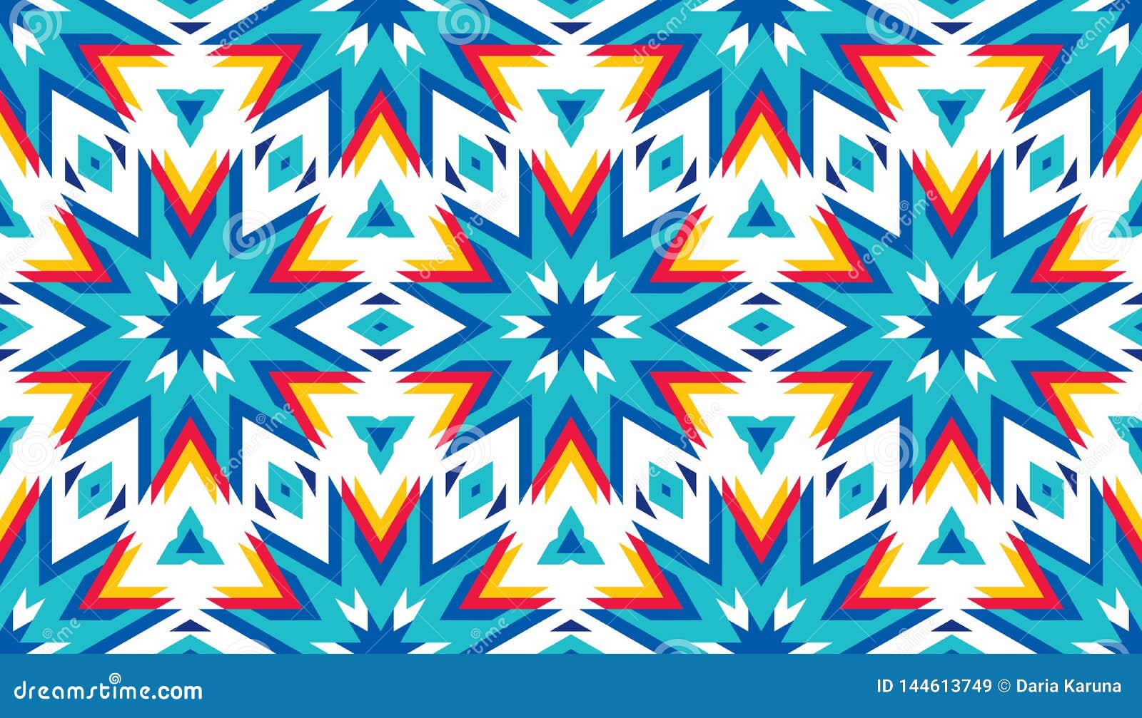 Abstract Seamless Pattern with Hexagonal Structure. Bright Saturated ...