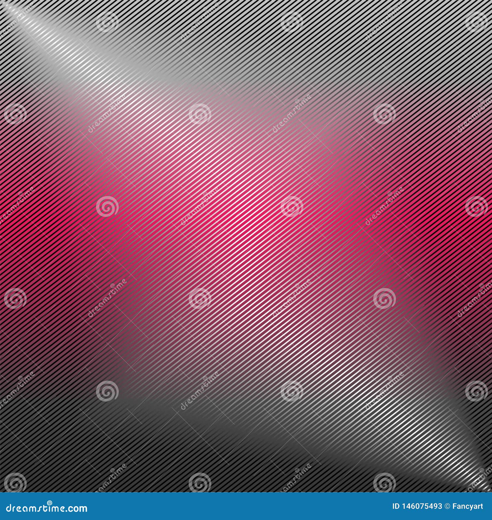 Abstract Seamless Pattern in Hot Pink and Silver with Metallic Stock ...