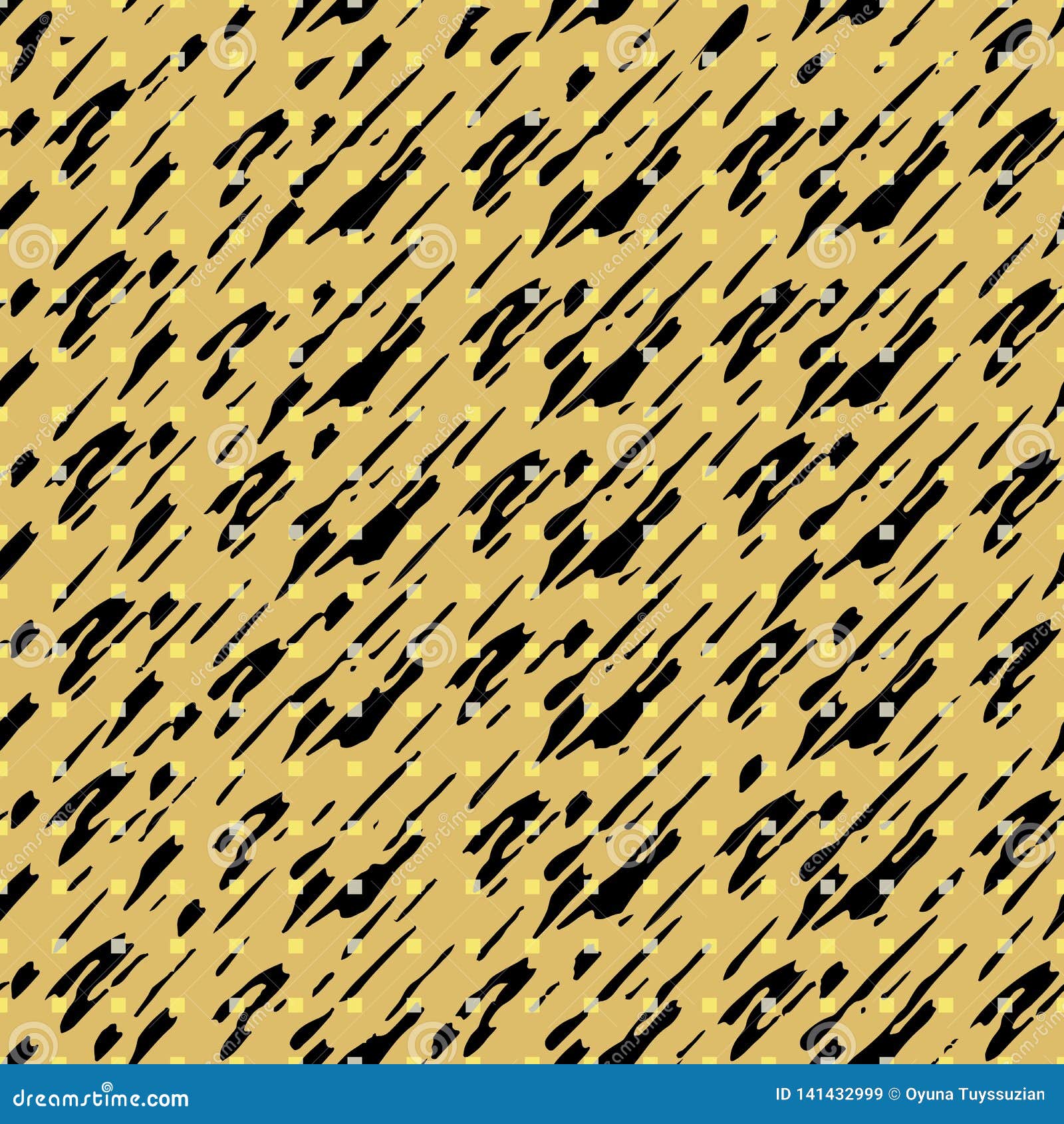 Abstract Seamless Pattern Illustration of Ink Spatter Layered with ...