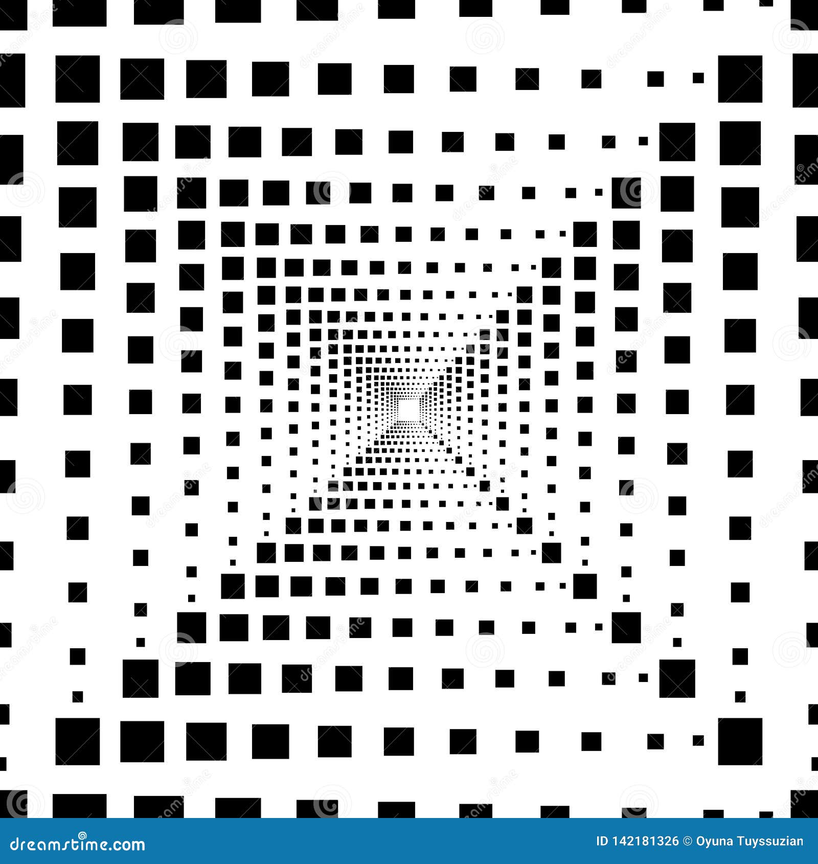 Abstract Seamless Pattern Illustration of Rectangular Optical Illusion ...