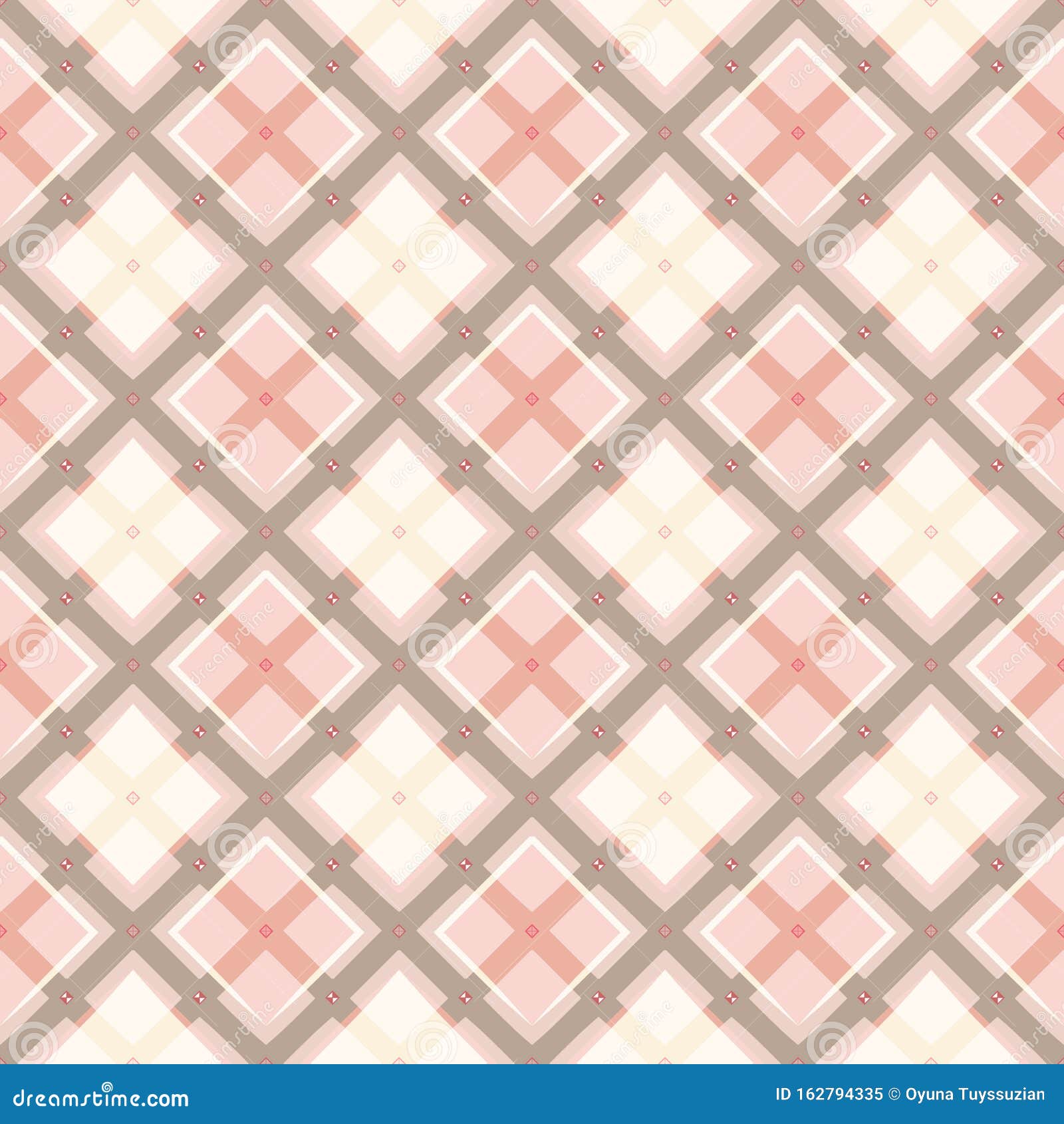 Abstract Seamless Pattern Illustration of Rectangular Tiles Stock ...