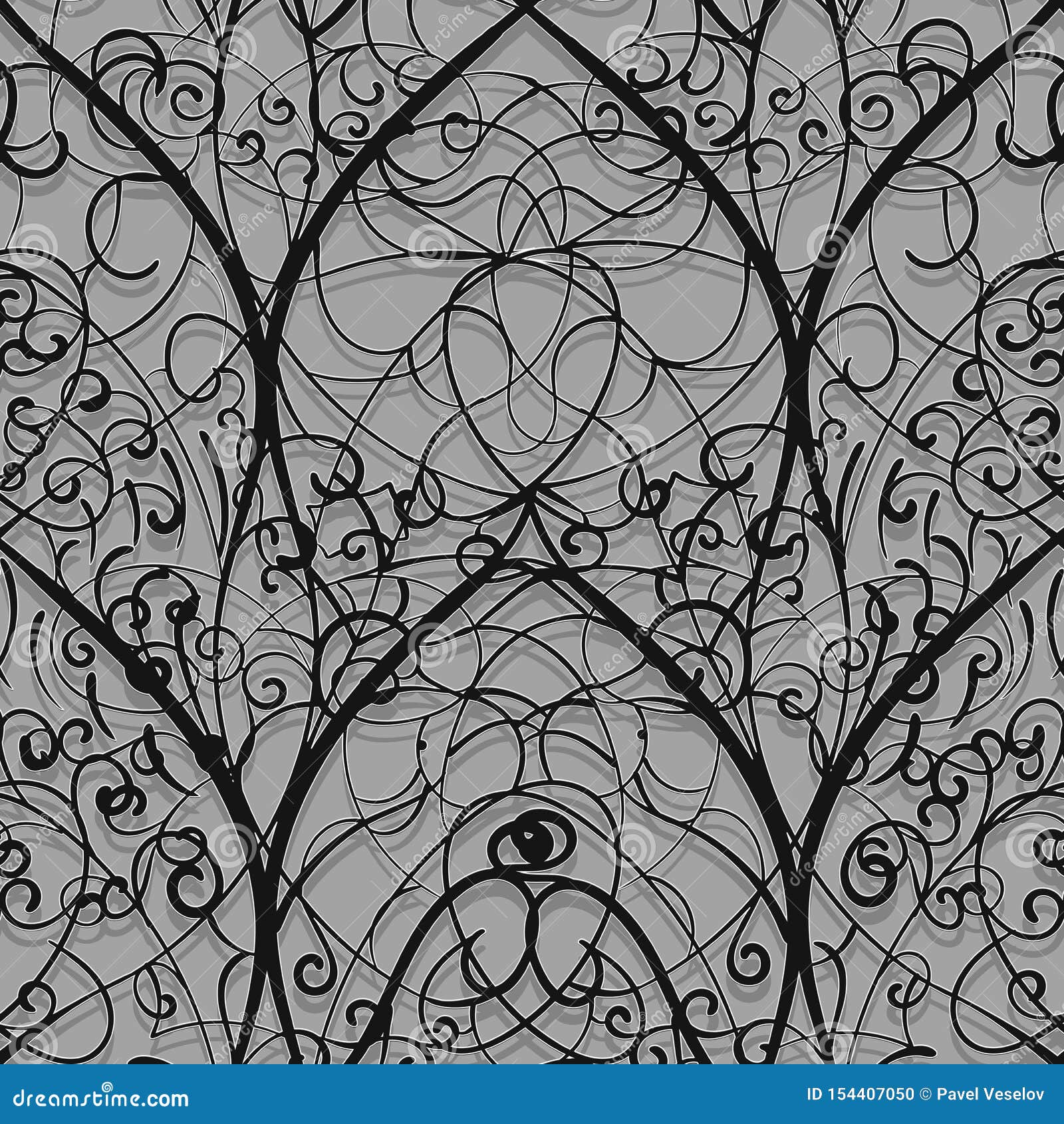 Abstract Seamless Pattern in Indian Style Stock Vector - Illustration ...