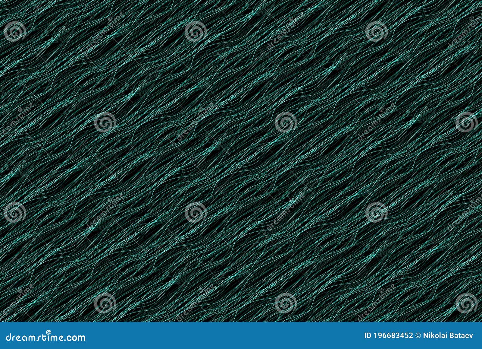 Abstract Seamless Pattern of Intertwining Neon Threads Stock Photo ...