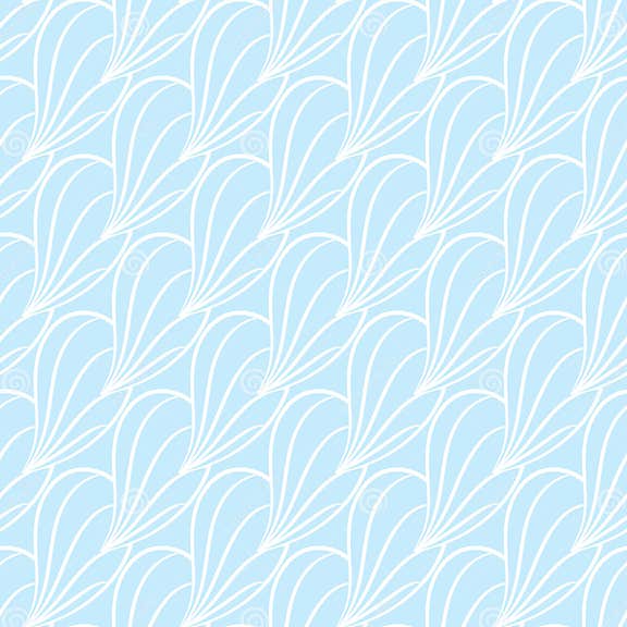 Abstract Seamless Pattern. Light Blue and White Background for Textile ...