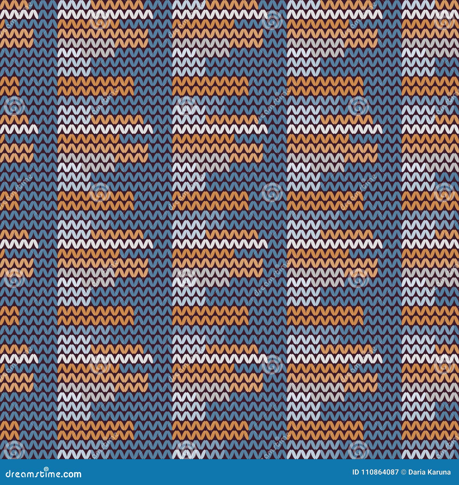 Abstract Seamless Pattern of Multicolored Yarns. Geometric Texture ...