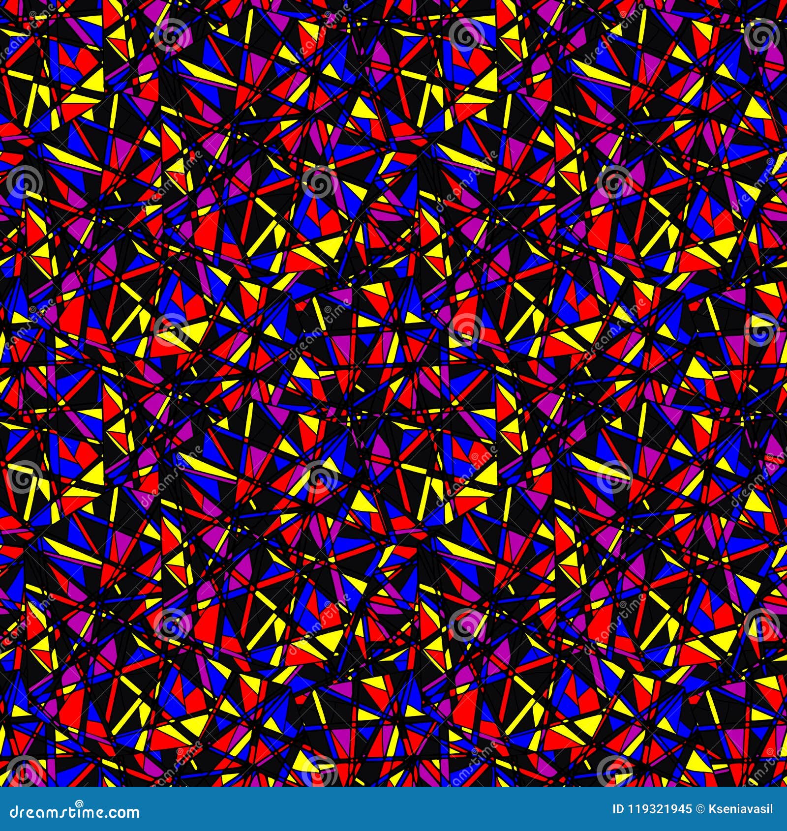 Abstract Seamless Pattern with Neon Stock Vector - Illustration of ...