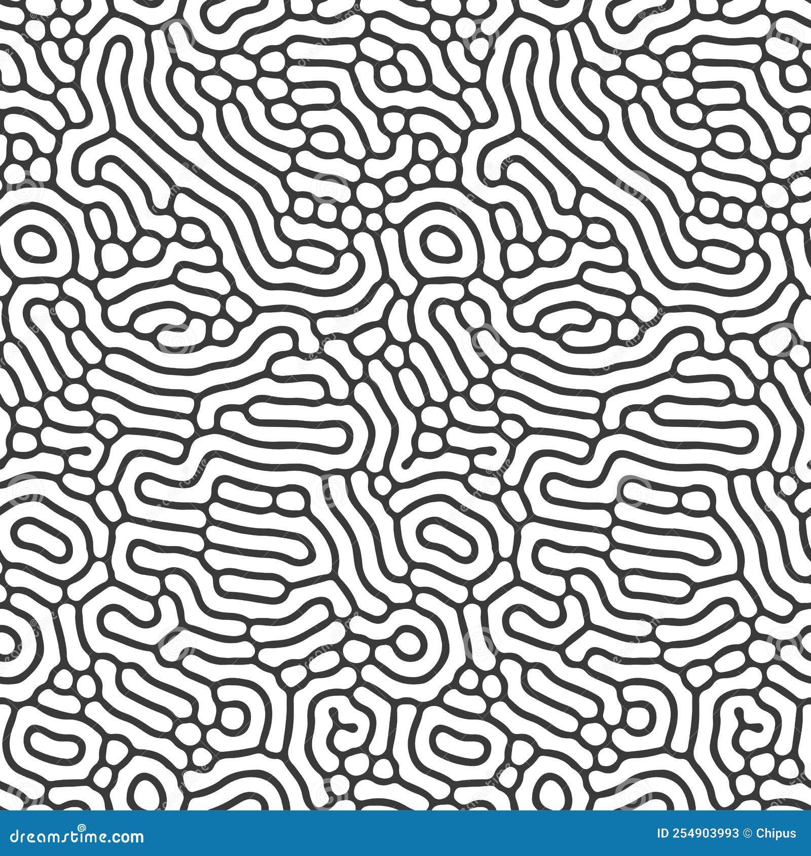 Abstract Seamless Pattern. Organic Curves. Organic Seamless Pattern ...