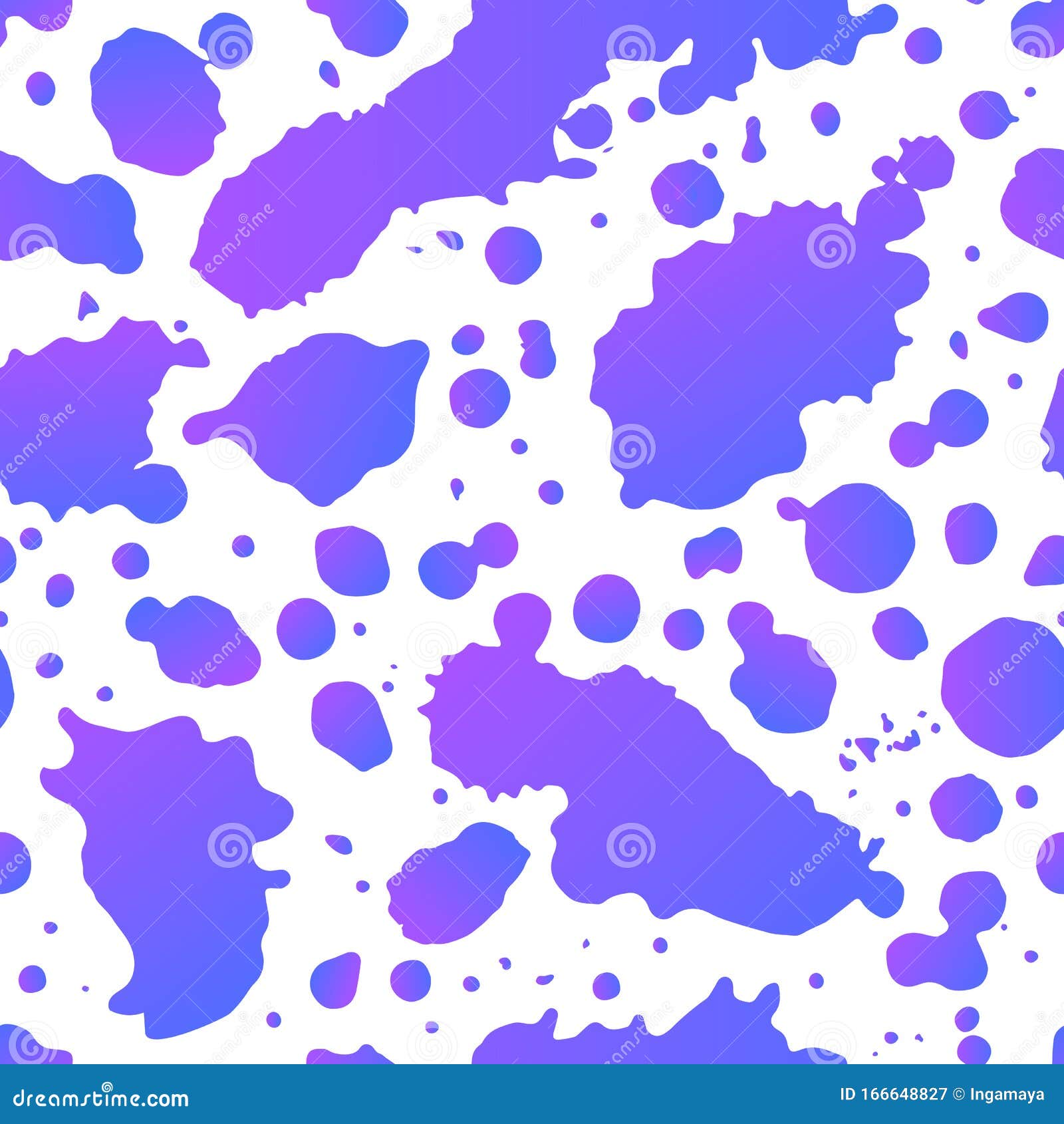 Abstract Seamless Pattern with Paint Splash Spots Texture. Art Modern ...