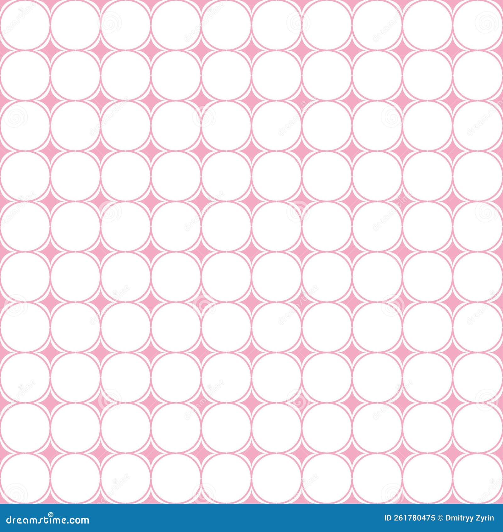 Abstract Seamless Pattern Pink Doodle Geometric Figures Background ...