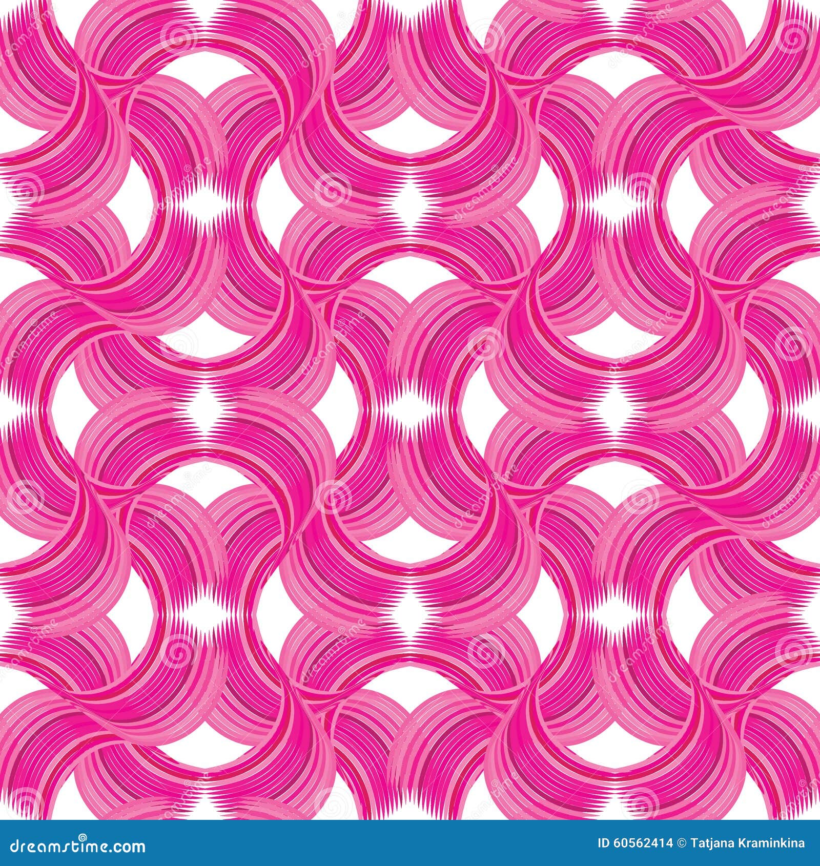 Abstract Seamless Pattern in Pink Style of the Lines Stock Vector ...