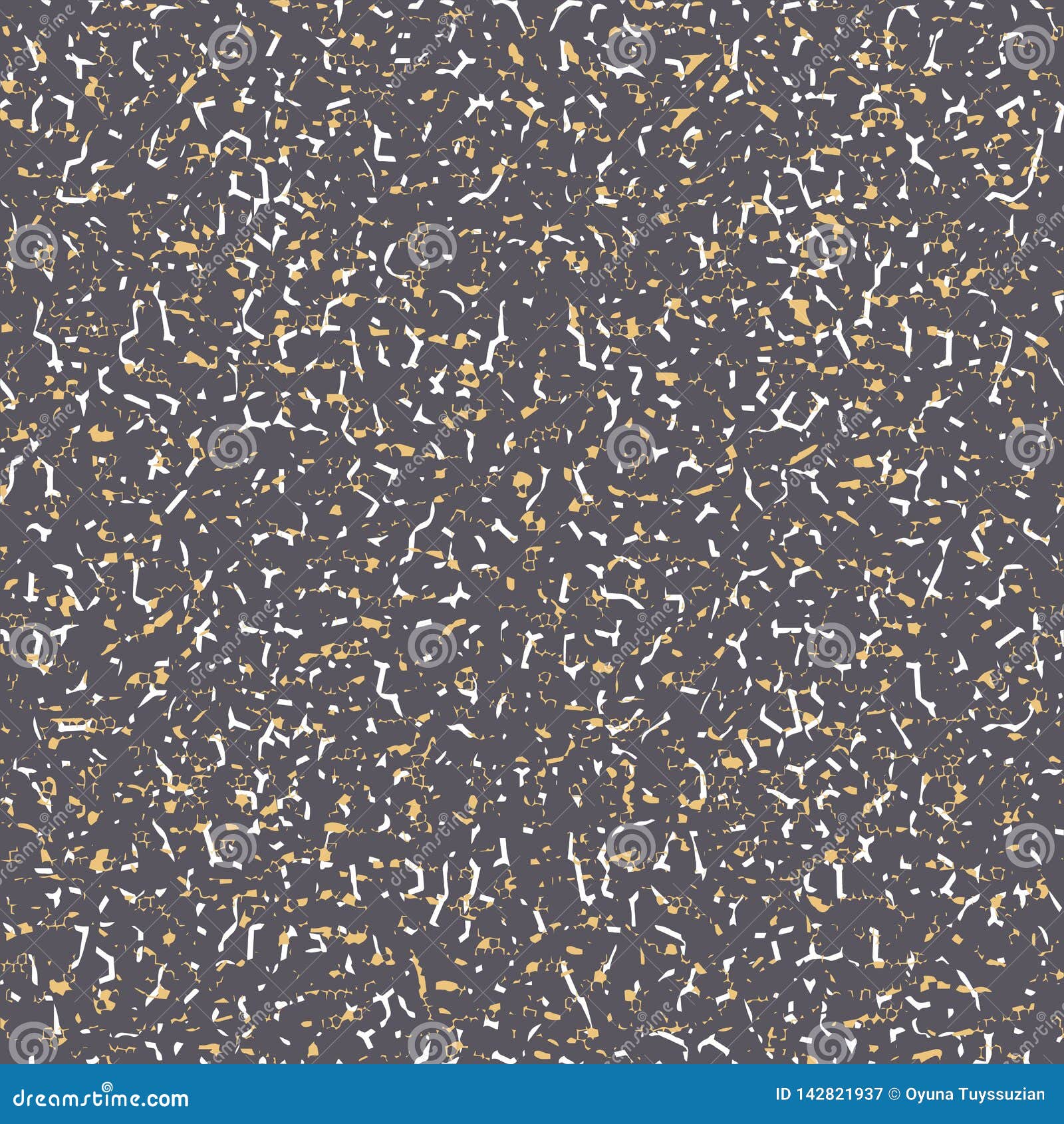 Abstract Seamless Pattern Illustration of Confetti and Particles ...